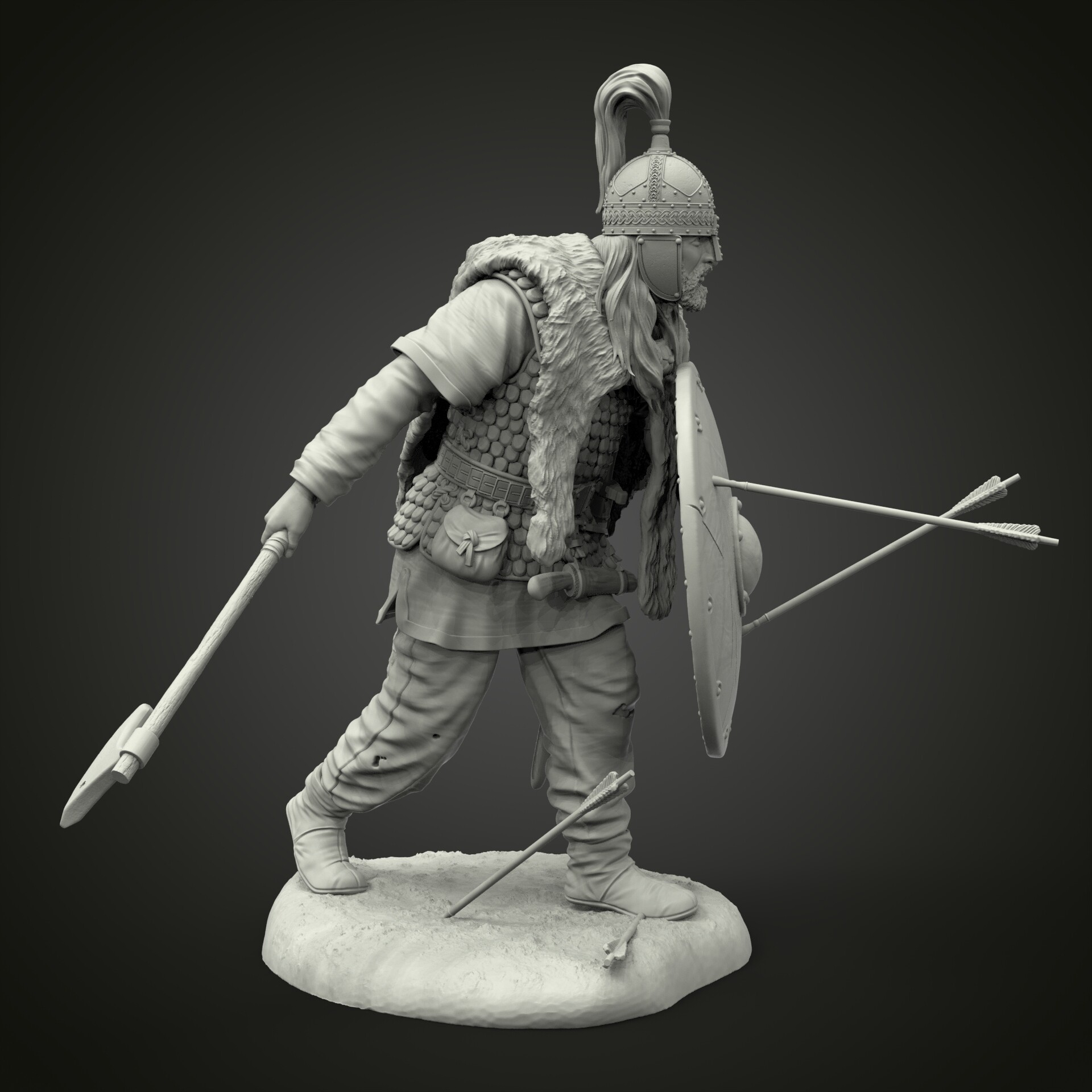 Nello Rivieccio - Visigoth Noble warrior, V century