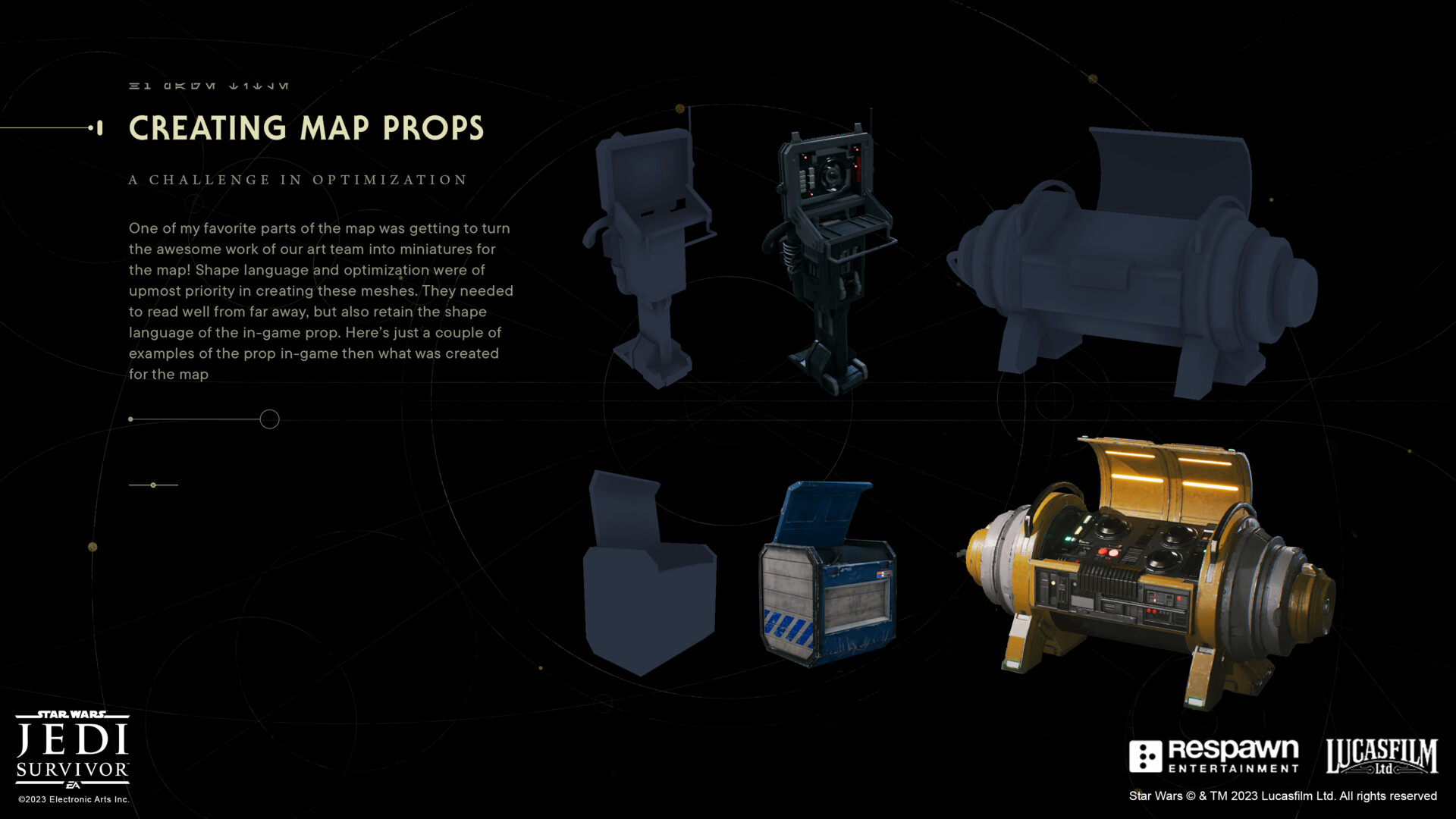 Anastasia Papaioanou's 3D Art Portfolio - Star Wars: Jedi Survivor ...