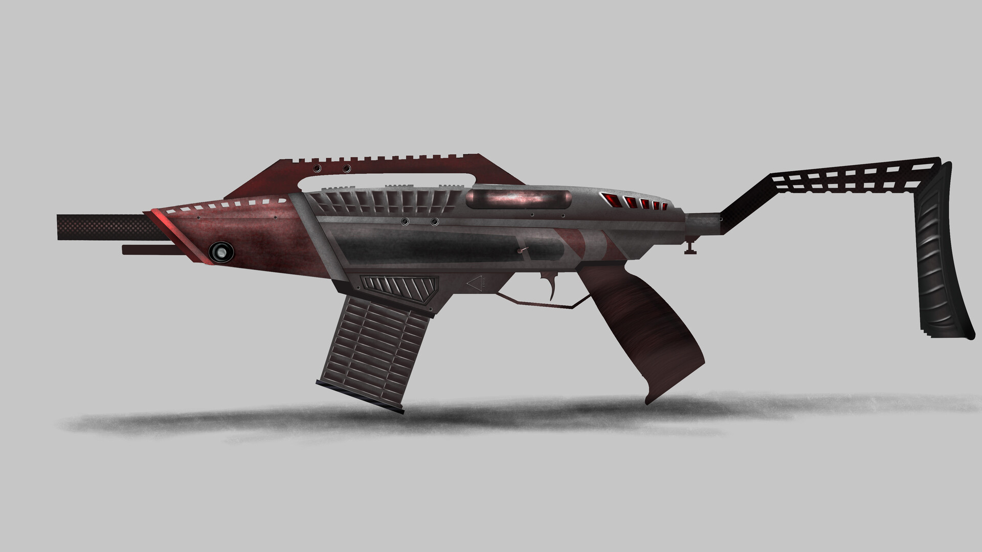 ArtStation - Futuristic SMG