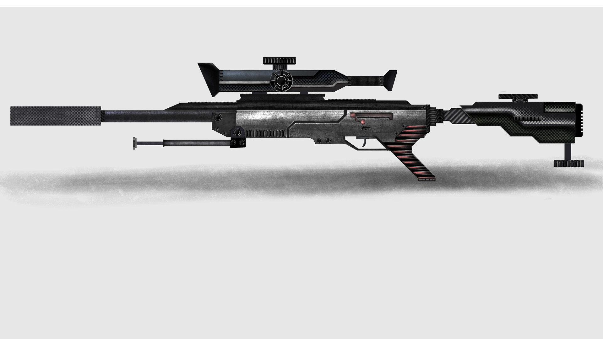 ArtStation - sniper rifle art