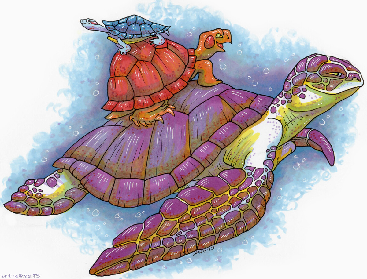 ArtStation - Aurora Turtles