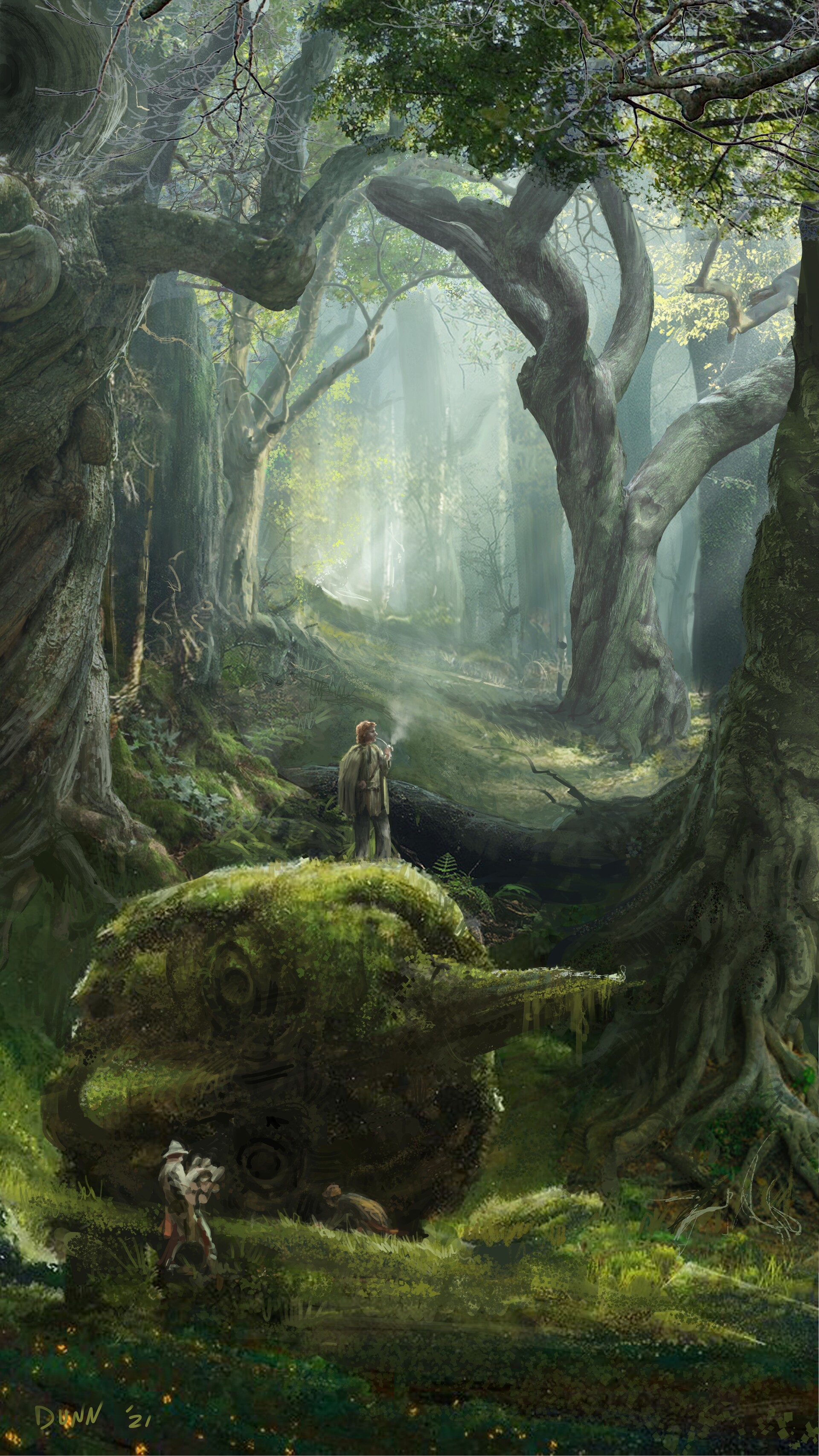 ArtStation - The Hobbit book cover concept