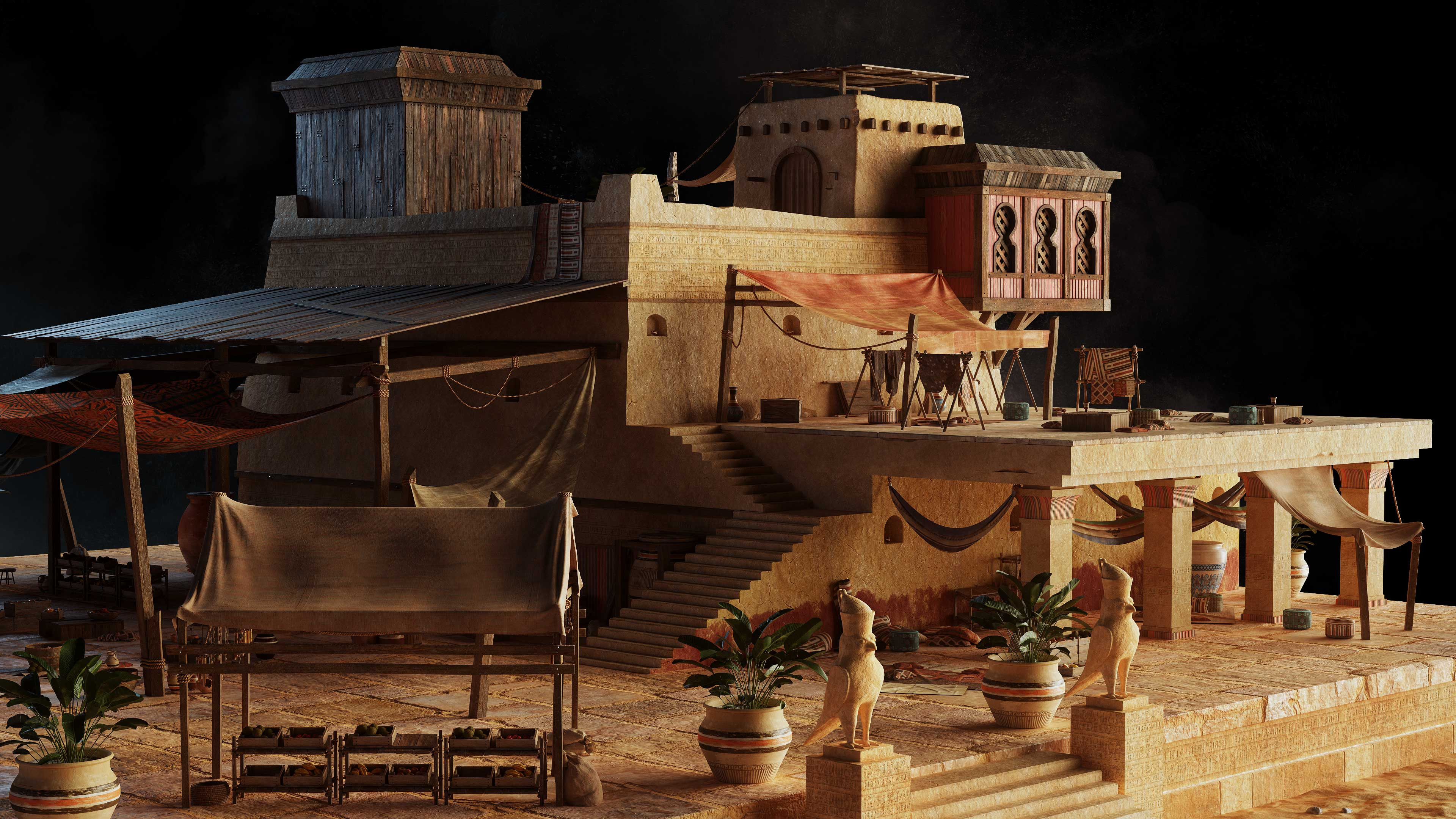 KitBash3D - Age of Egypt - 3D Asset Kit