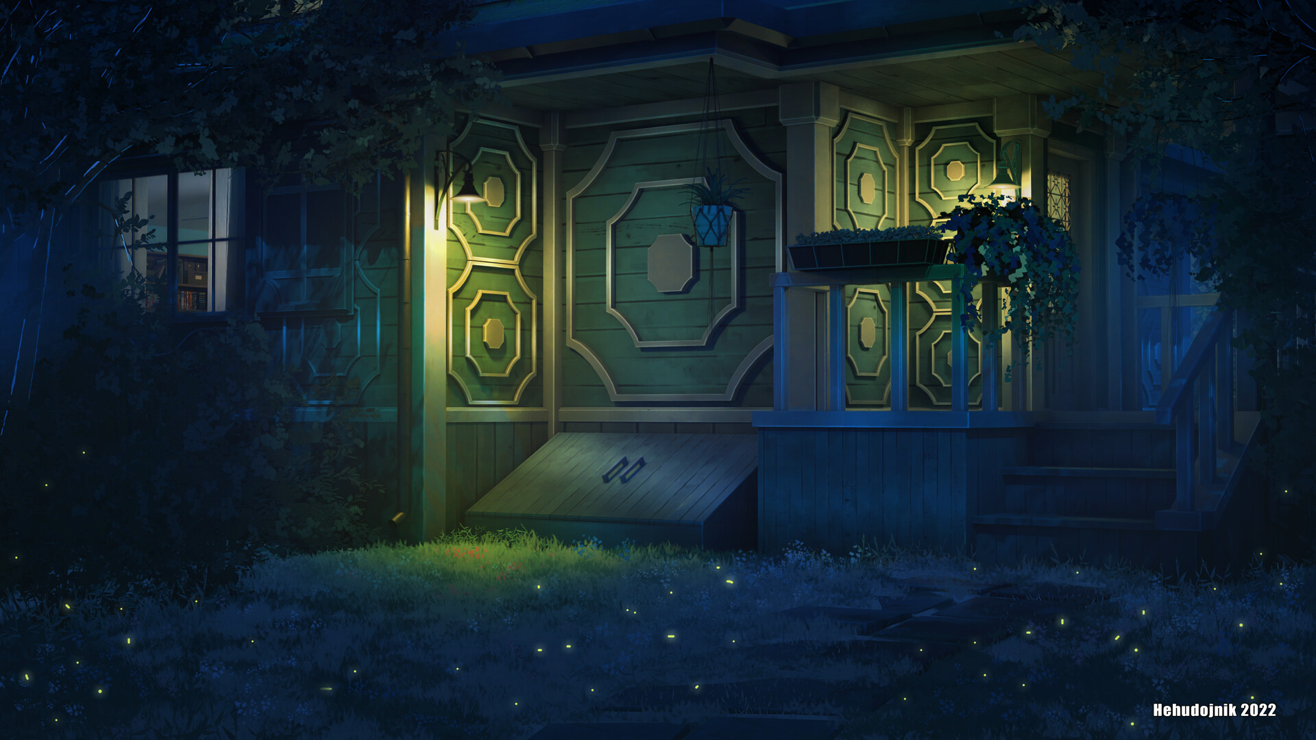 ArtStation - Chill House in Willage