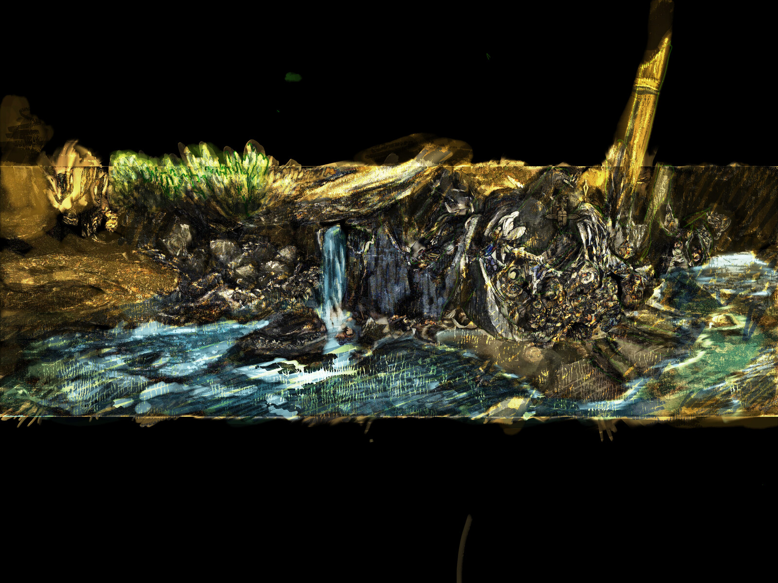 Jacob Hickey - WIP Reduction of Francisco Goya's "A Pilgrimage of San ...