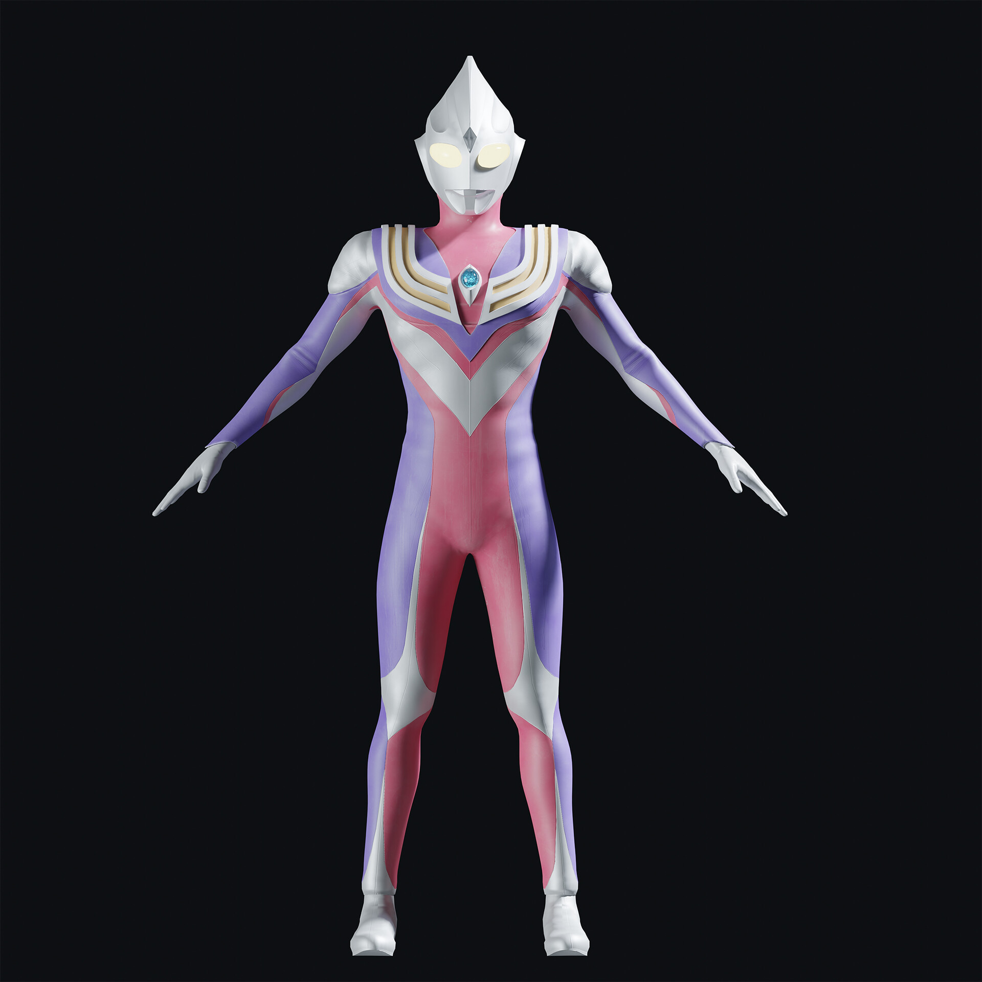 ArtStation - share some students works on my free ultraman modeling ...