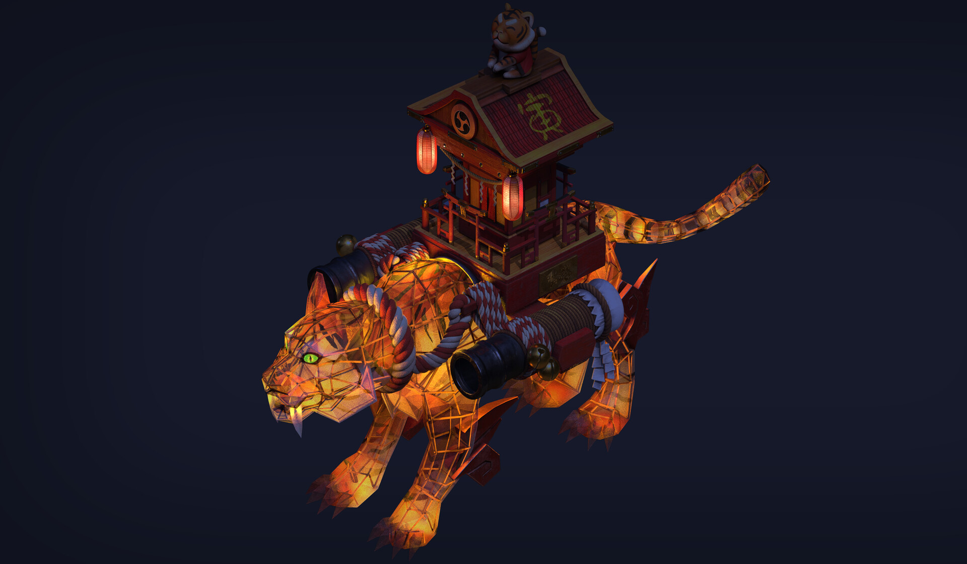 ArtStation - Tiger Lantern
