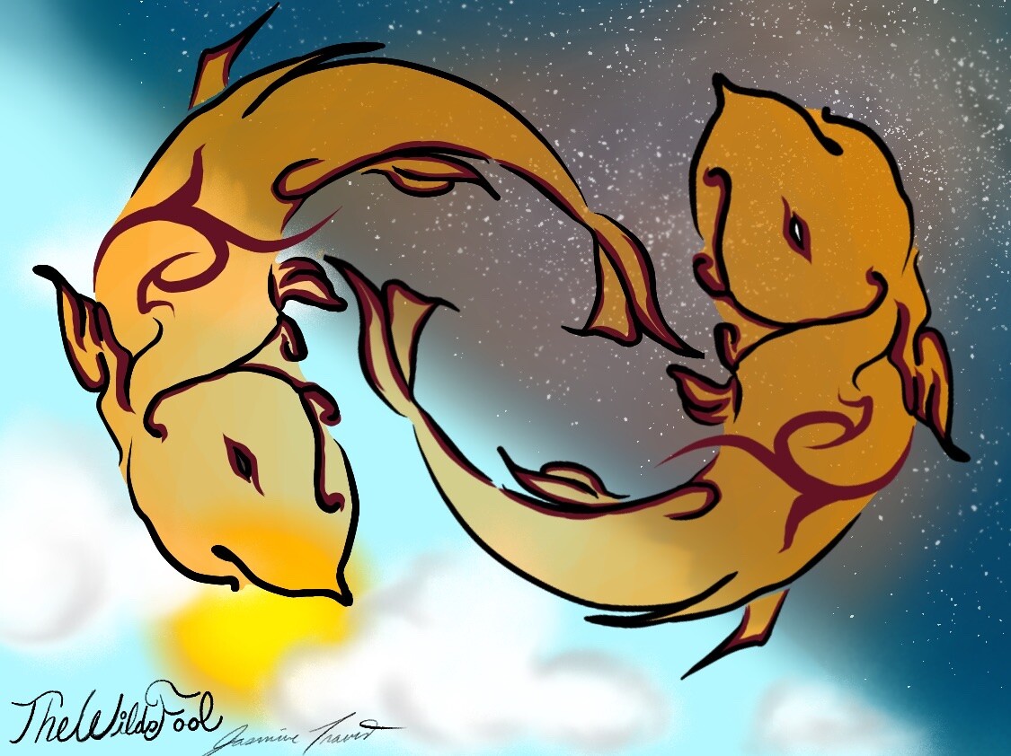 ArtStation - The Koi of Yin & Yang