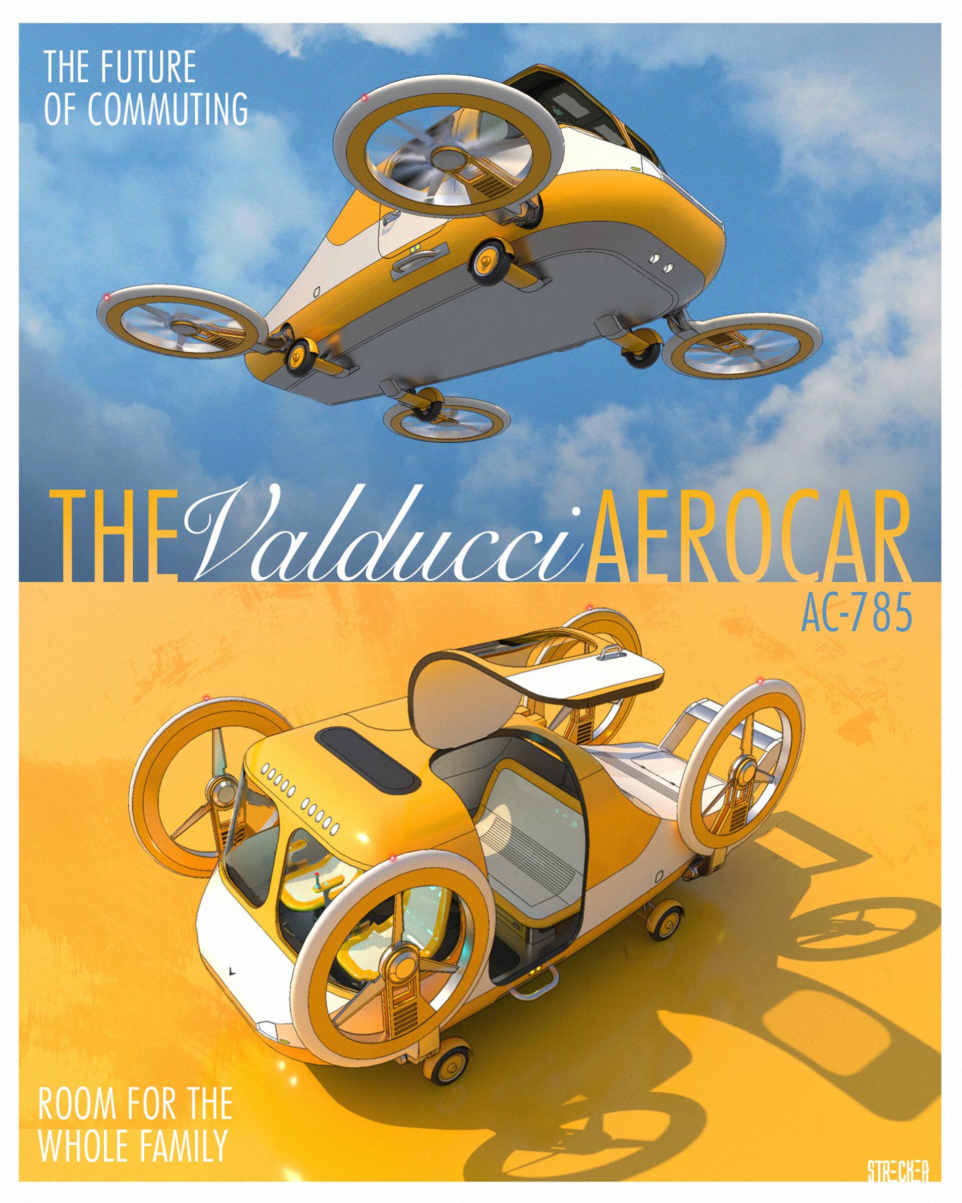 ArtStation - The Valducci Aerocar