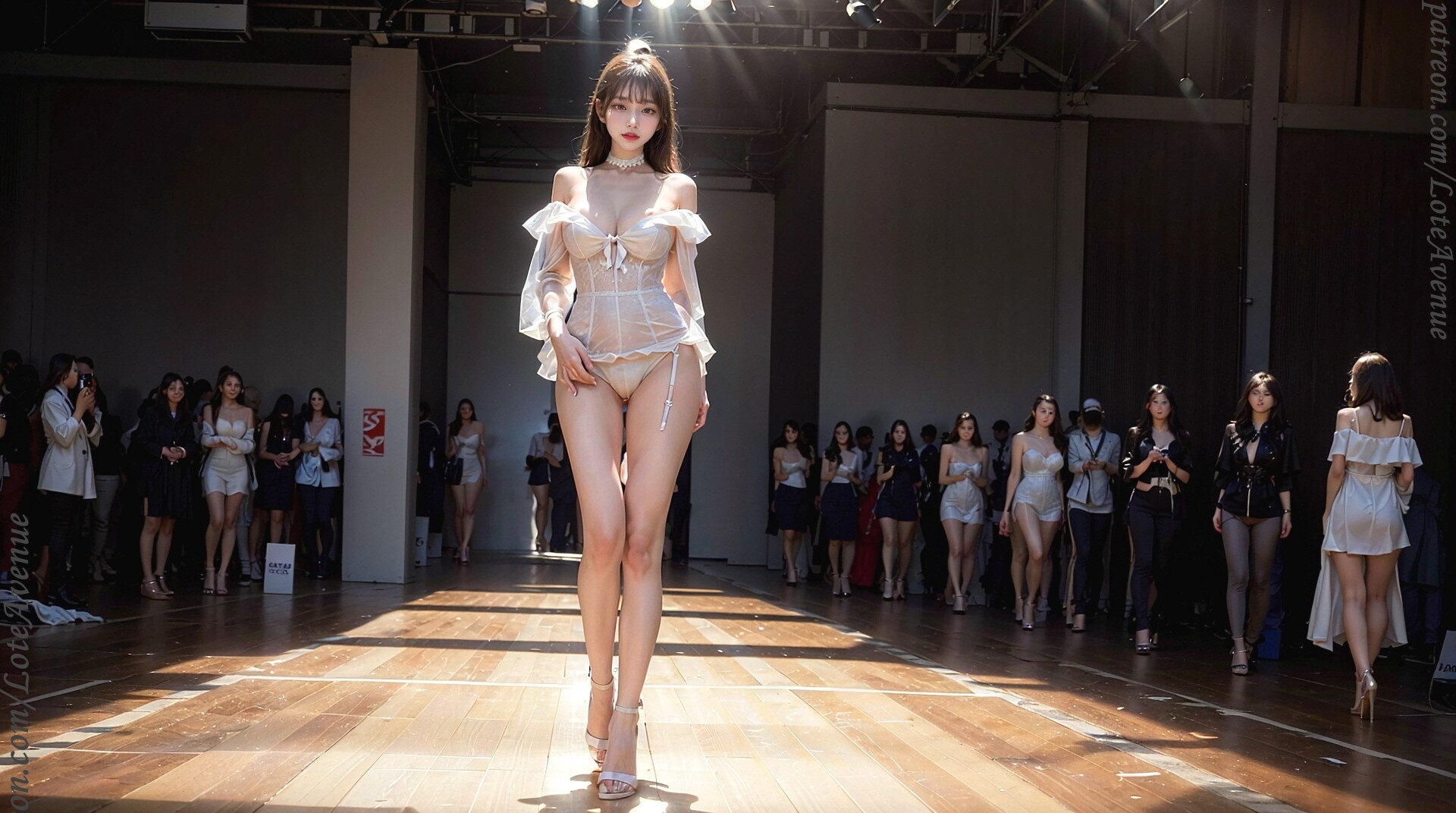 Lote. - Runway Model Exam. Kosa.