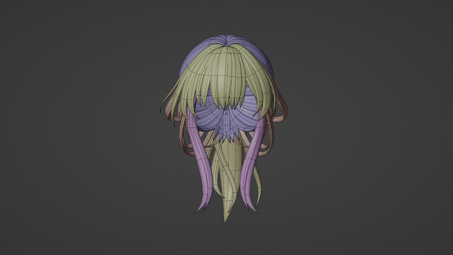 ArtStation - Honkai Star Rail - Kafka Hair - Joint Project