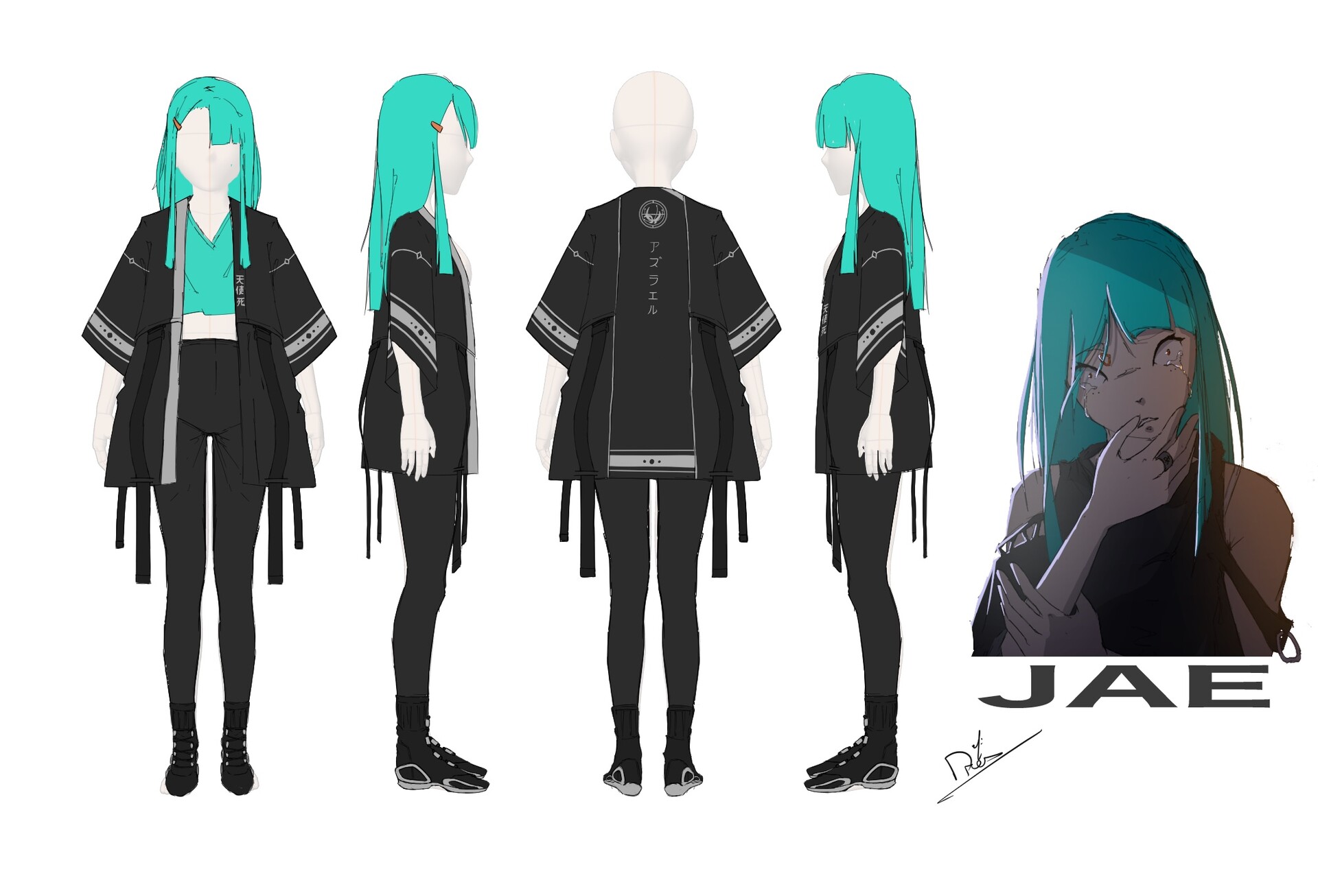 ArtStation - OC Character Sheet: Jae