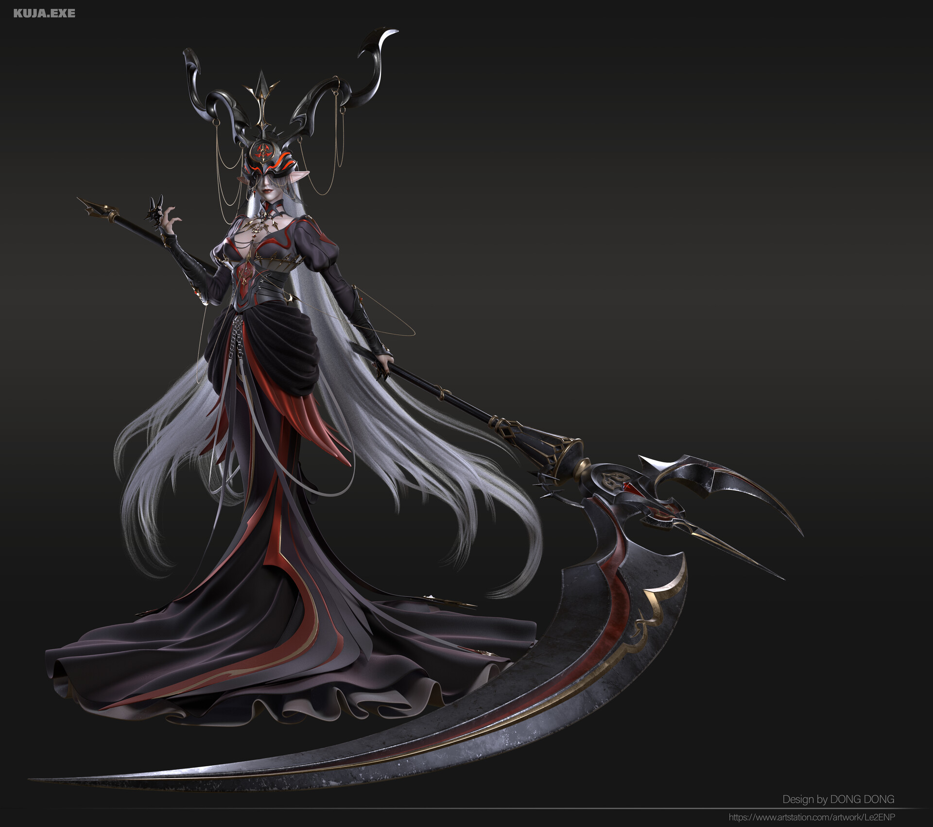 ArtStation - Bat Queen 3D character model