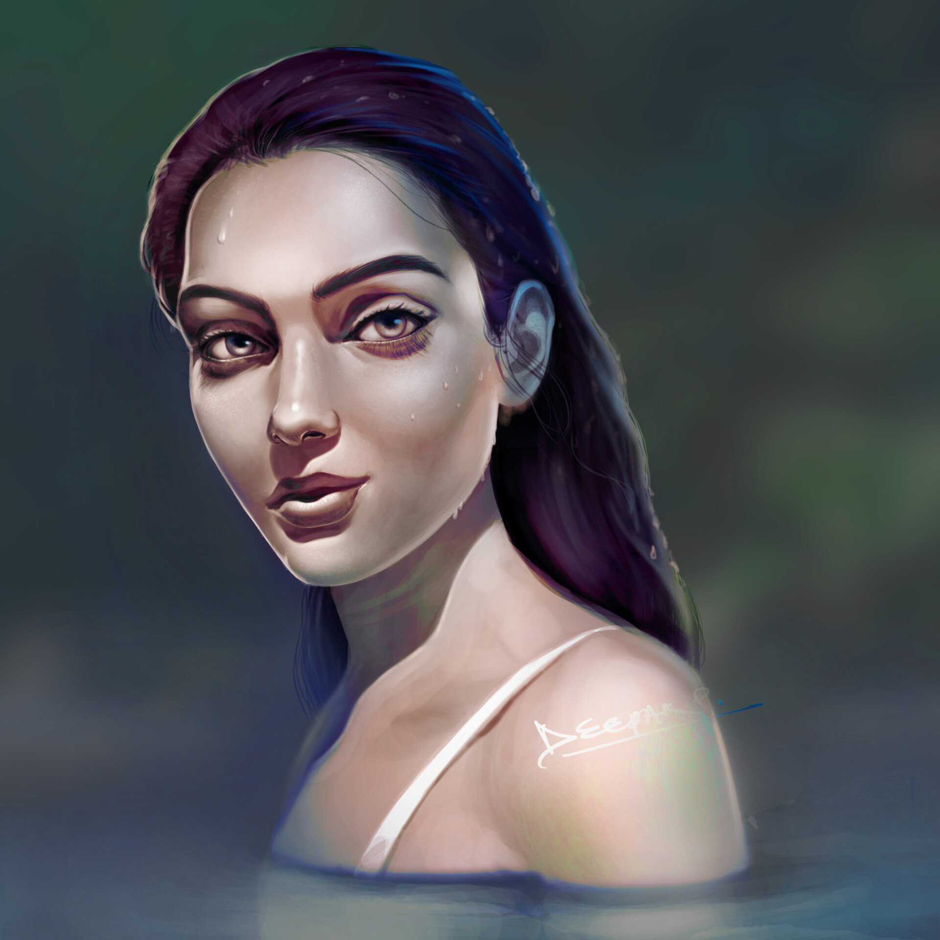 ArtStation - Lady in the water