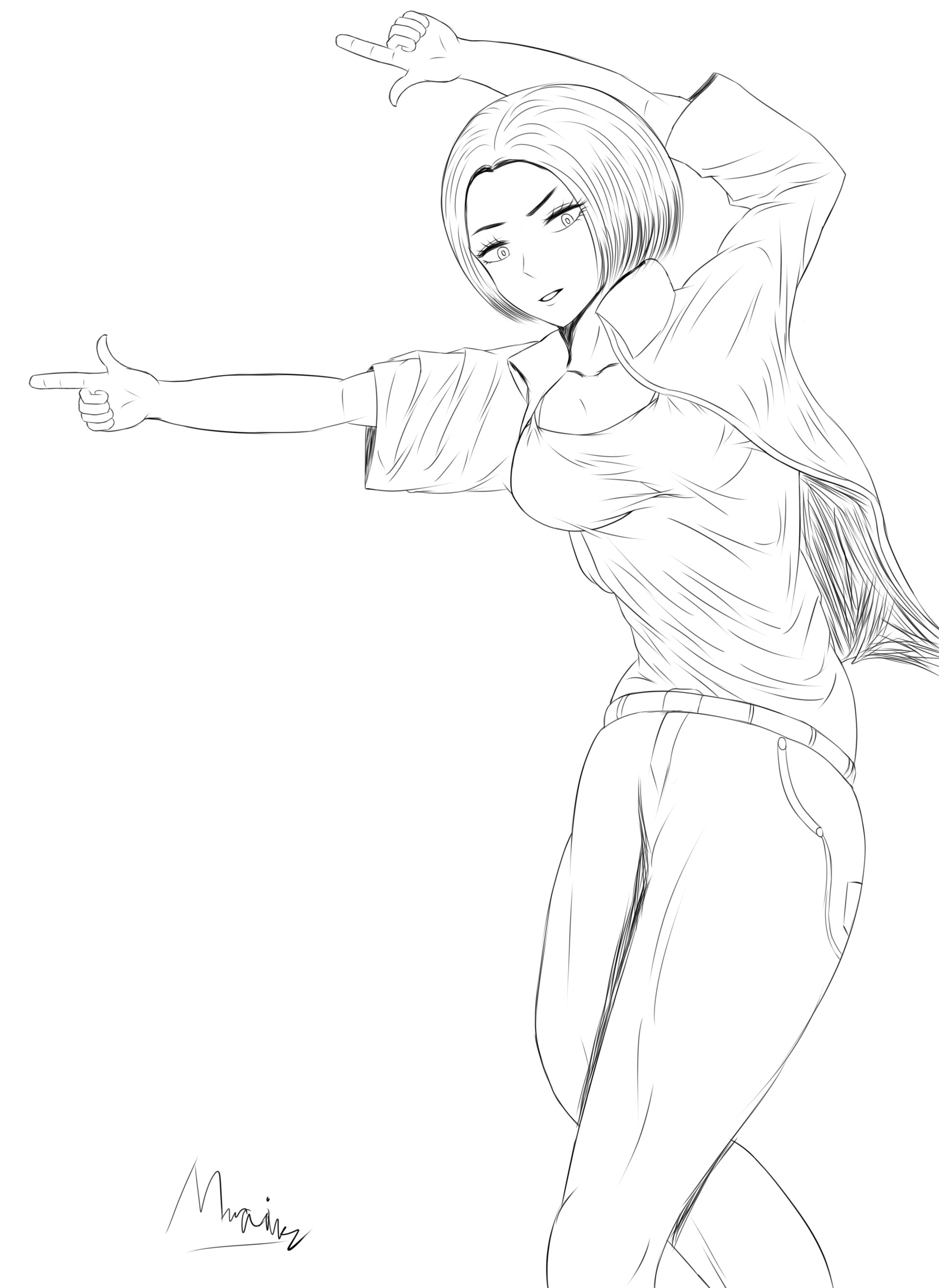 ArtStation - Training sketch dancing