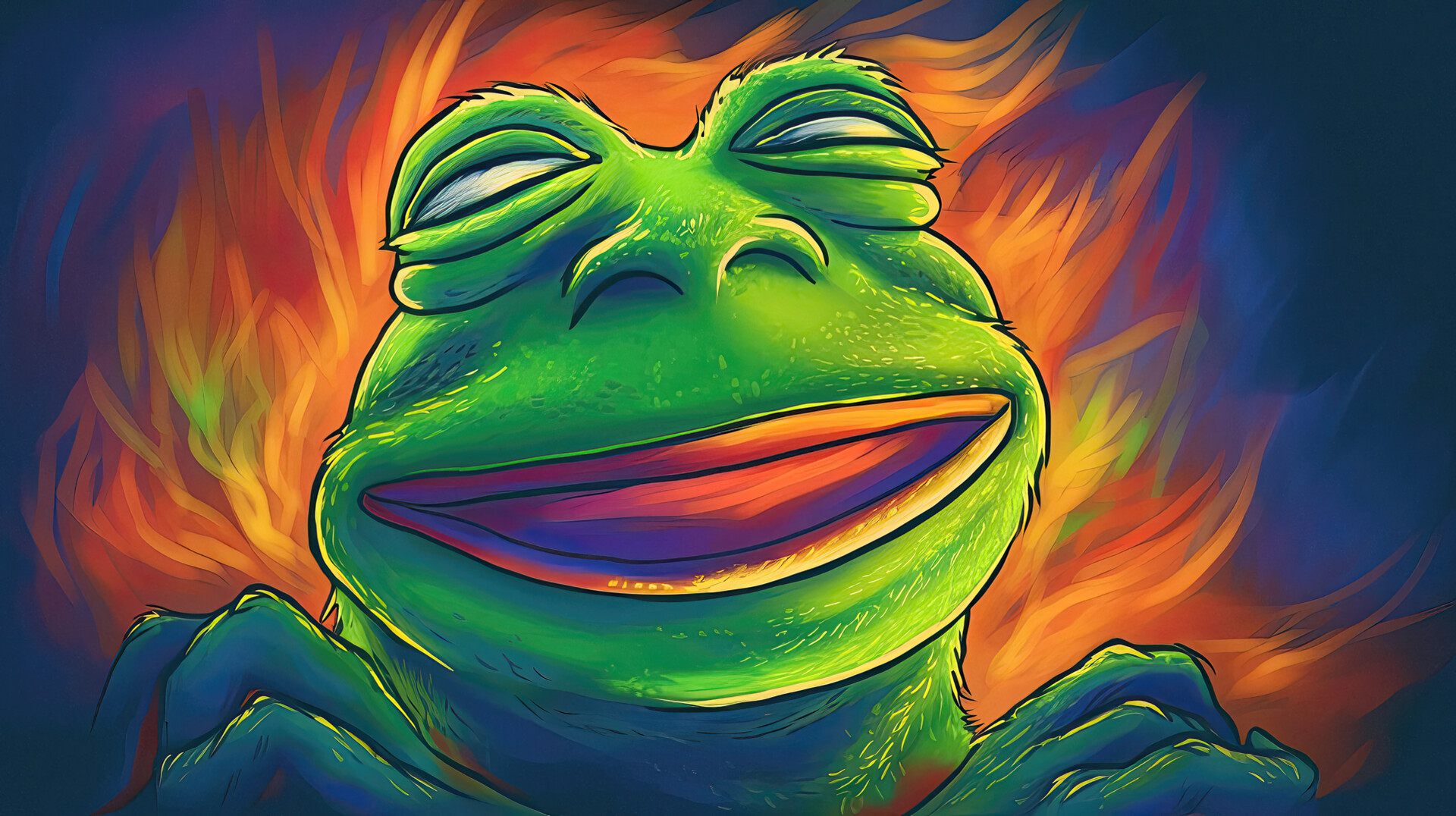 Bonk AI Art - PEPE THE FROG 51-100 | Midjourney AI Art | Internet Memes ...