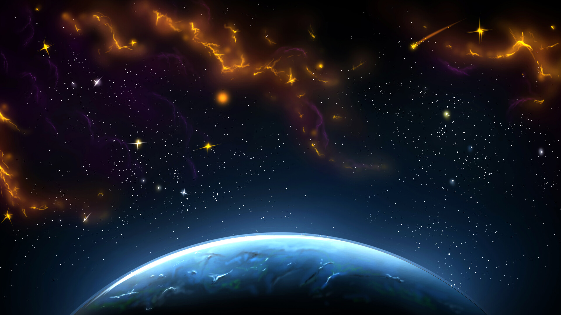 ArtStation - Earth and Space