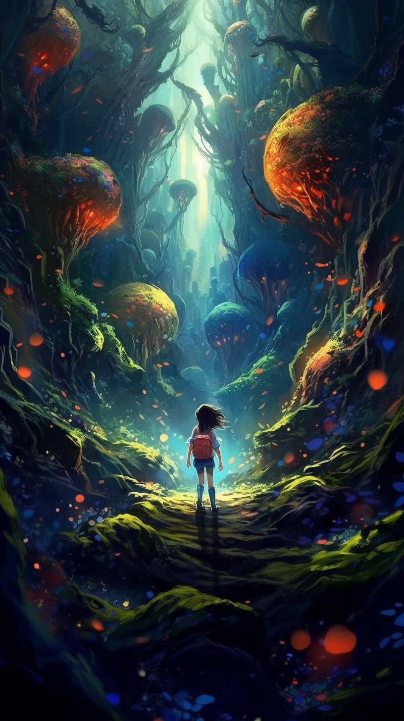 ArtStation - A fairyland in the dense forest, a natural elf~