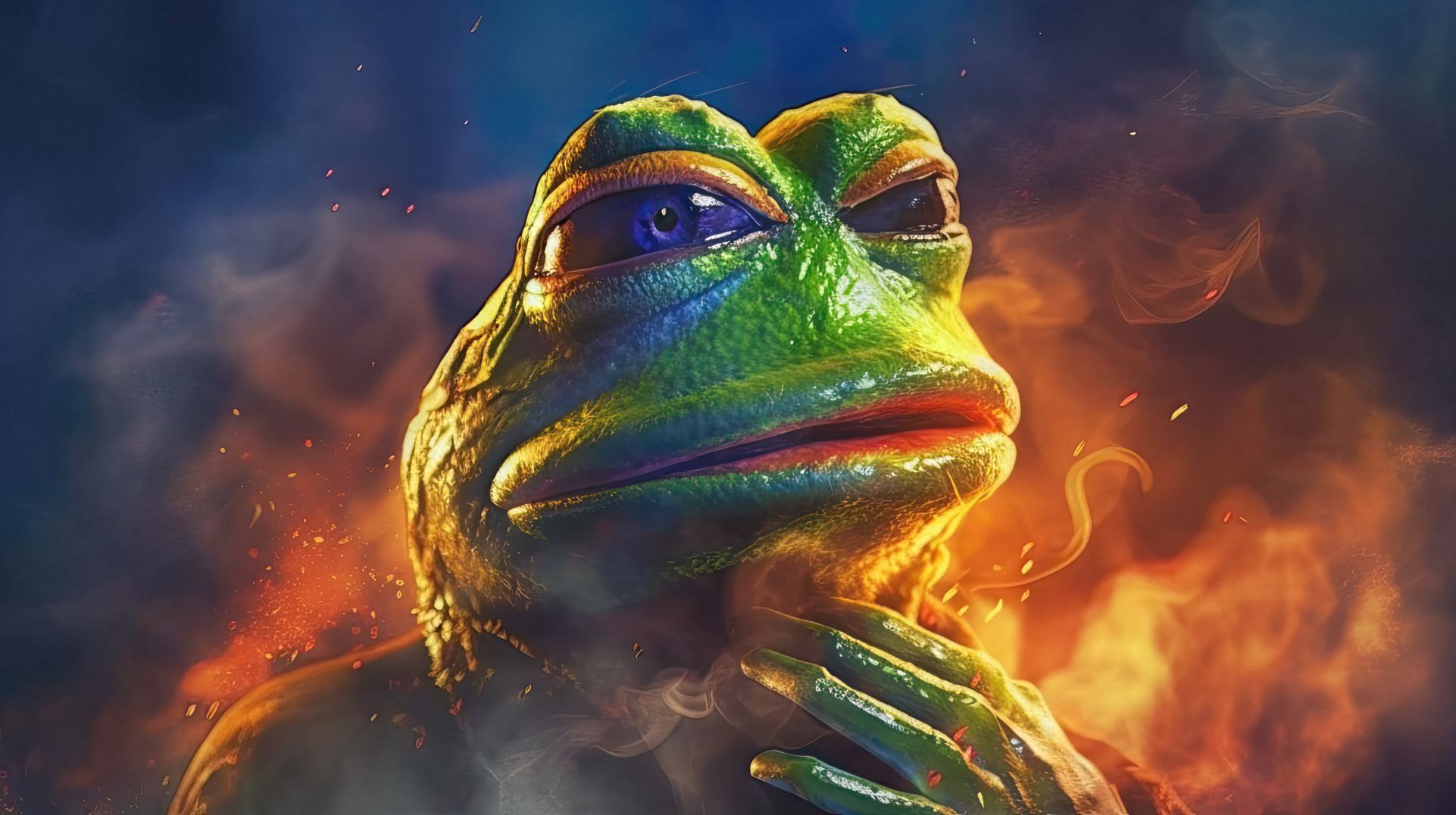 Bonk AI Art - PEPE THE FROG 101-150 | Midjourney AI Art | Internet ...