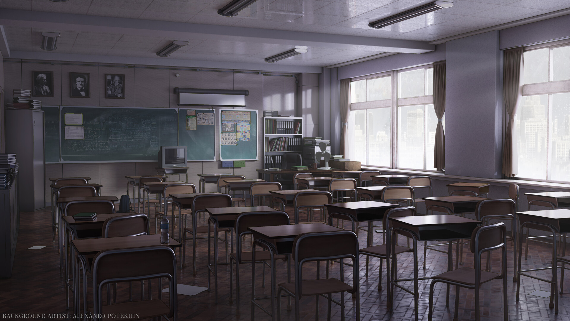 ArtStation - Classroom Сloudy