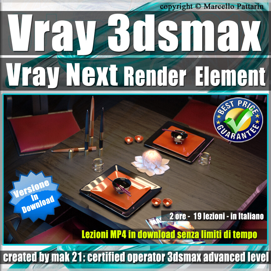 ArtStation - Corso Vray Next Render Element in 3ds max