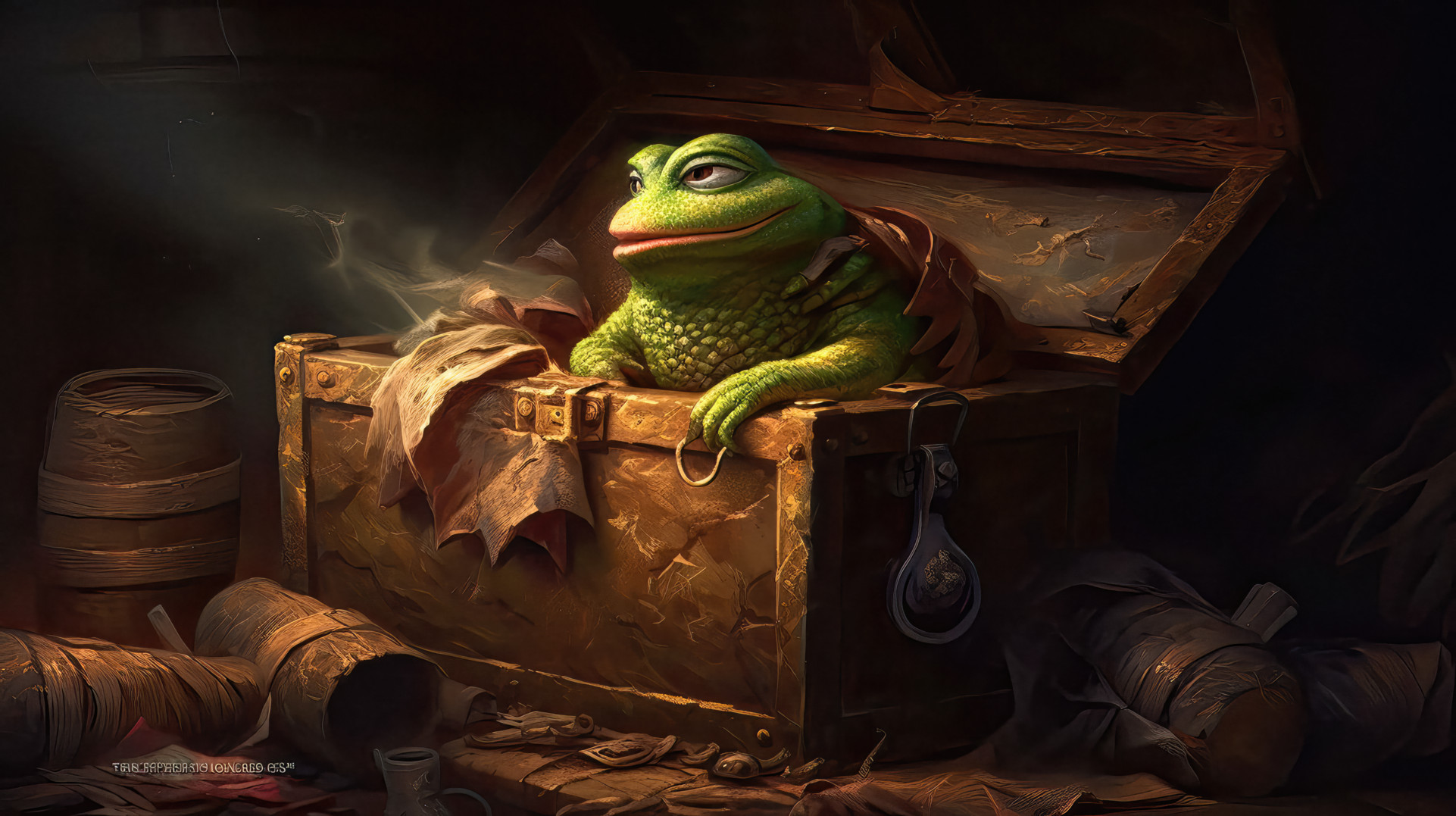 Bonk AI Art - PEPE THE FROG 151-168 | Midjourney AI Art | Internet ...