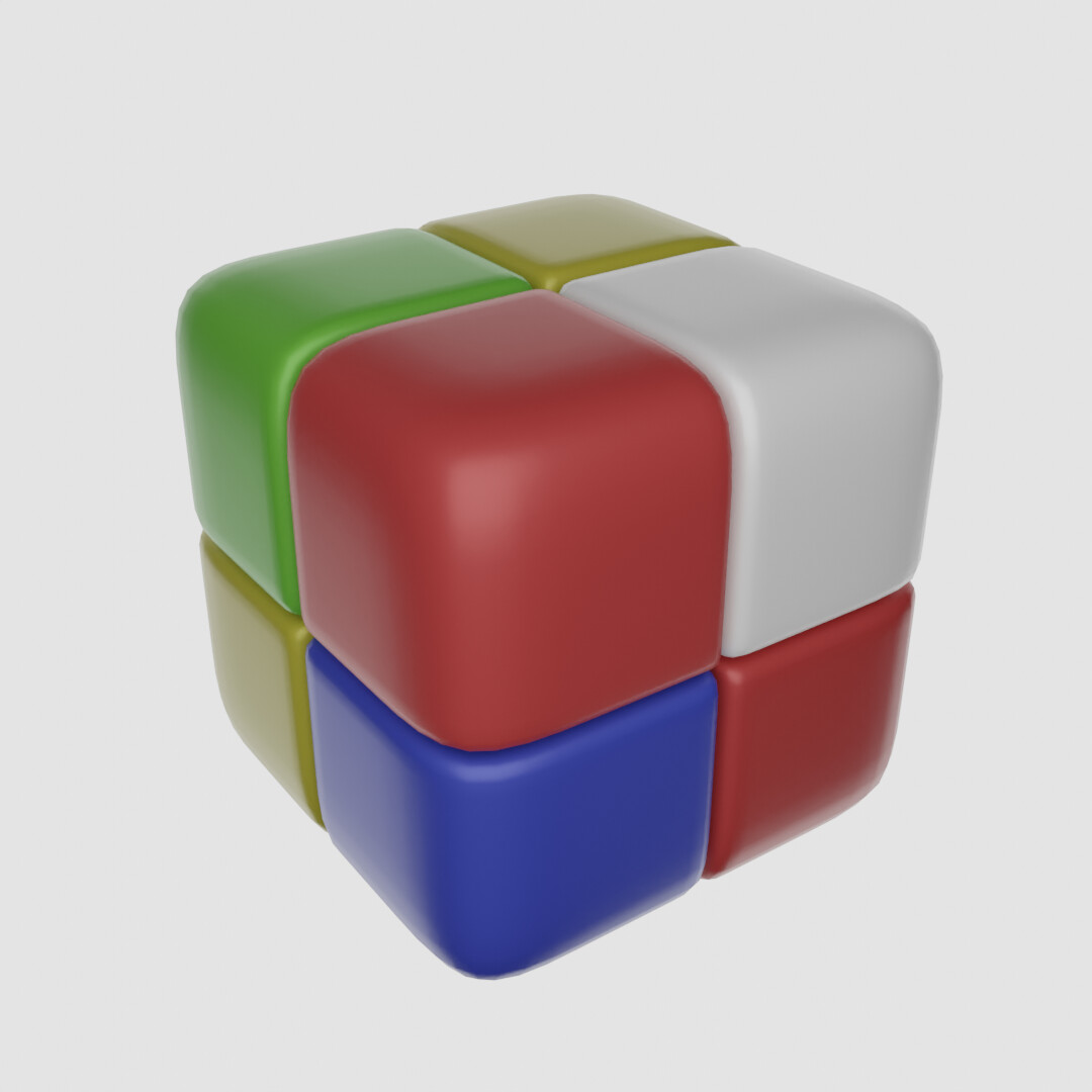 ArtStation - rubik's cube 3d model