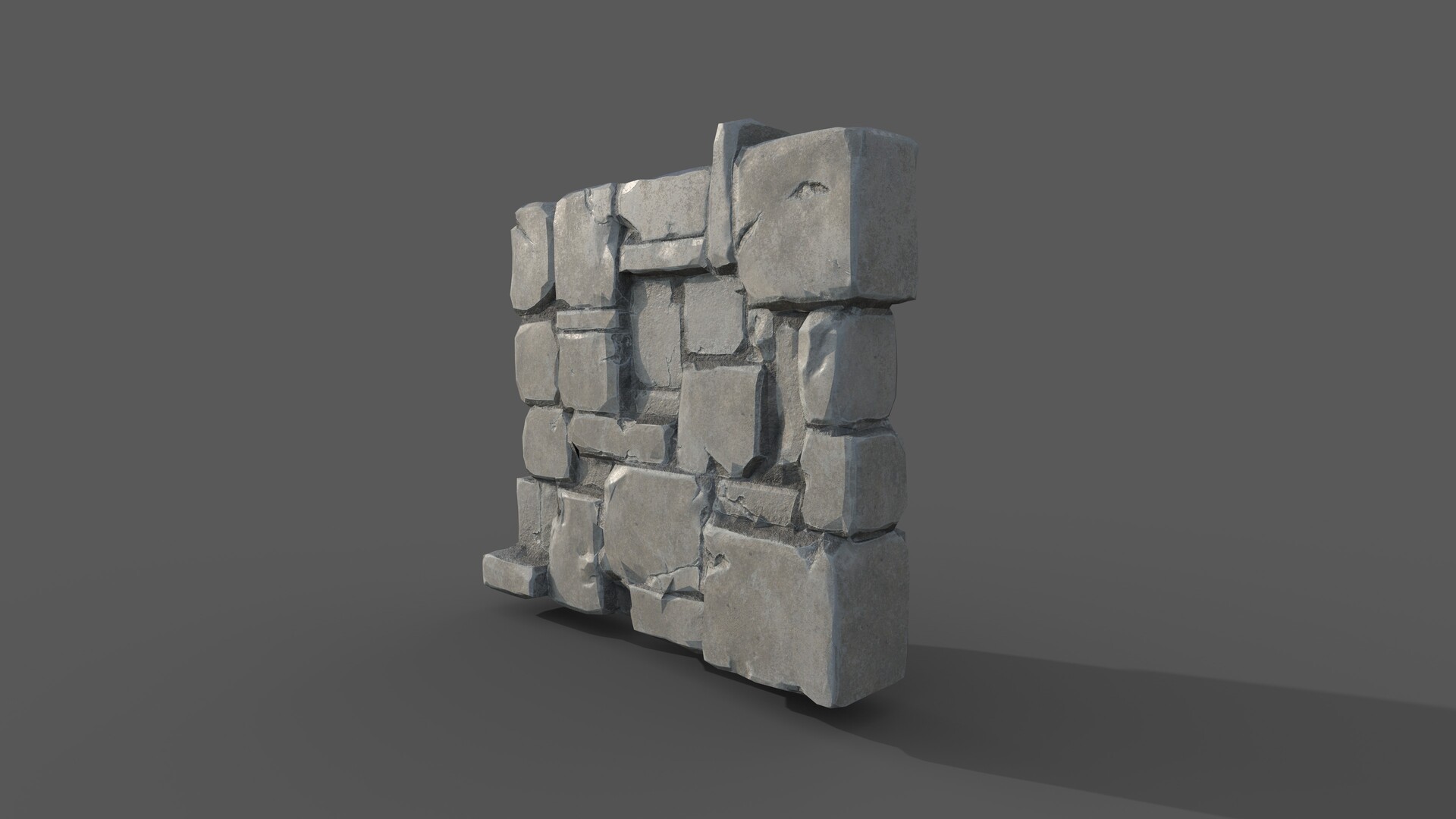 ArtStation - concrete brick wall