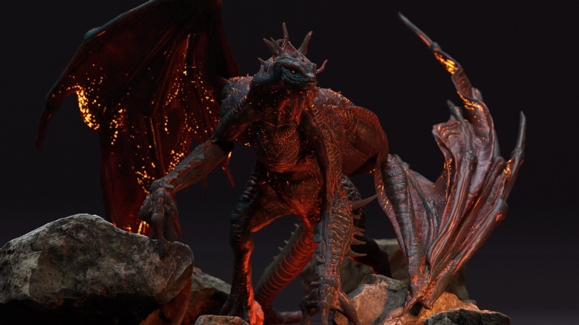 ArtStation - Magma Dragon