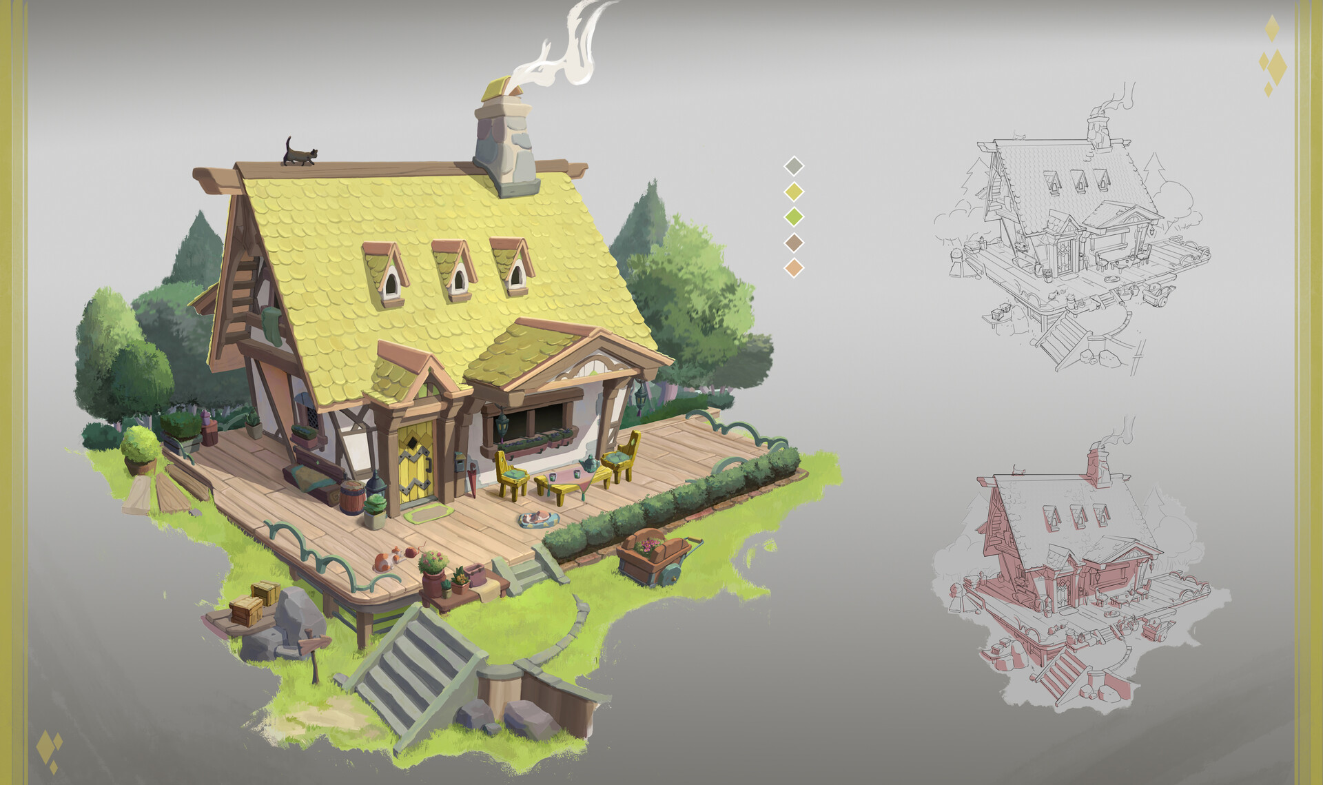 ArtStation - Small House Project!!!!