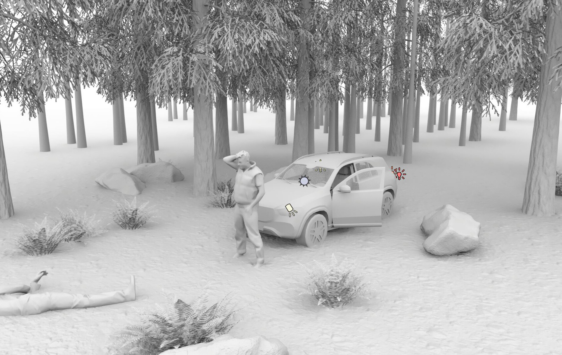 Darren Pattenden - Playing around with low poly assets and lighting ...