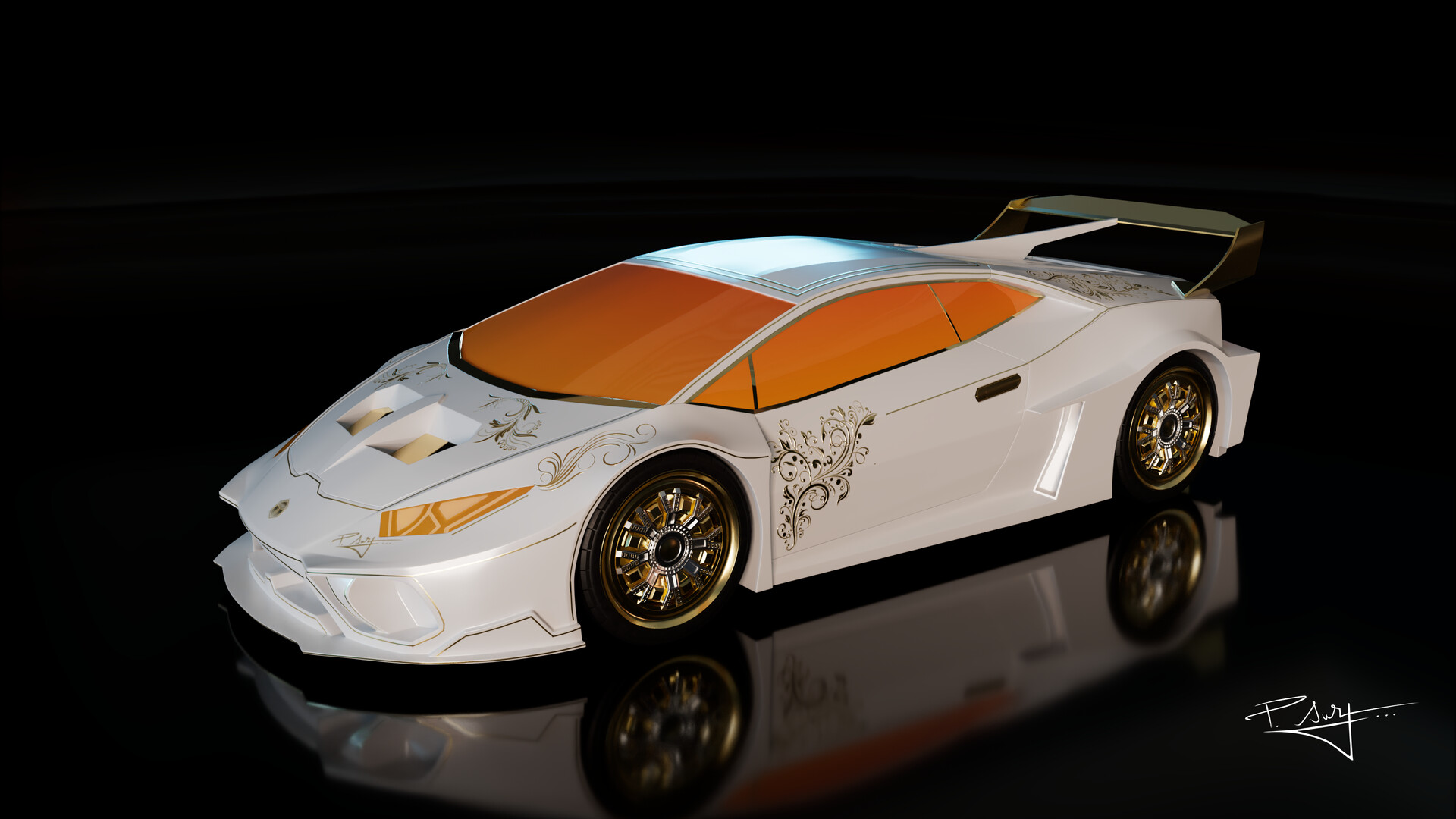ArtStation - Lamborghini - Modified