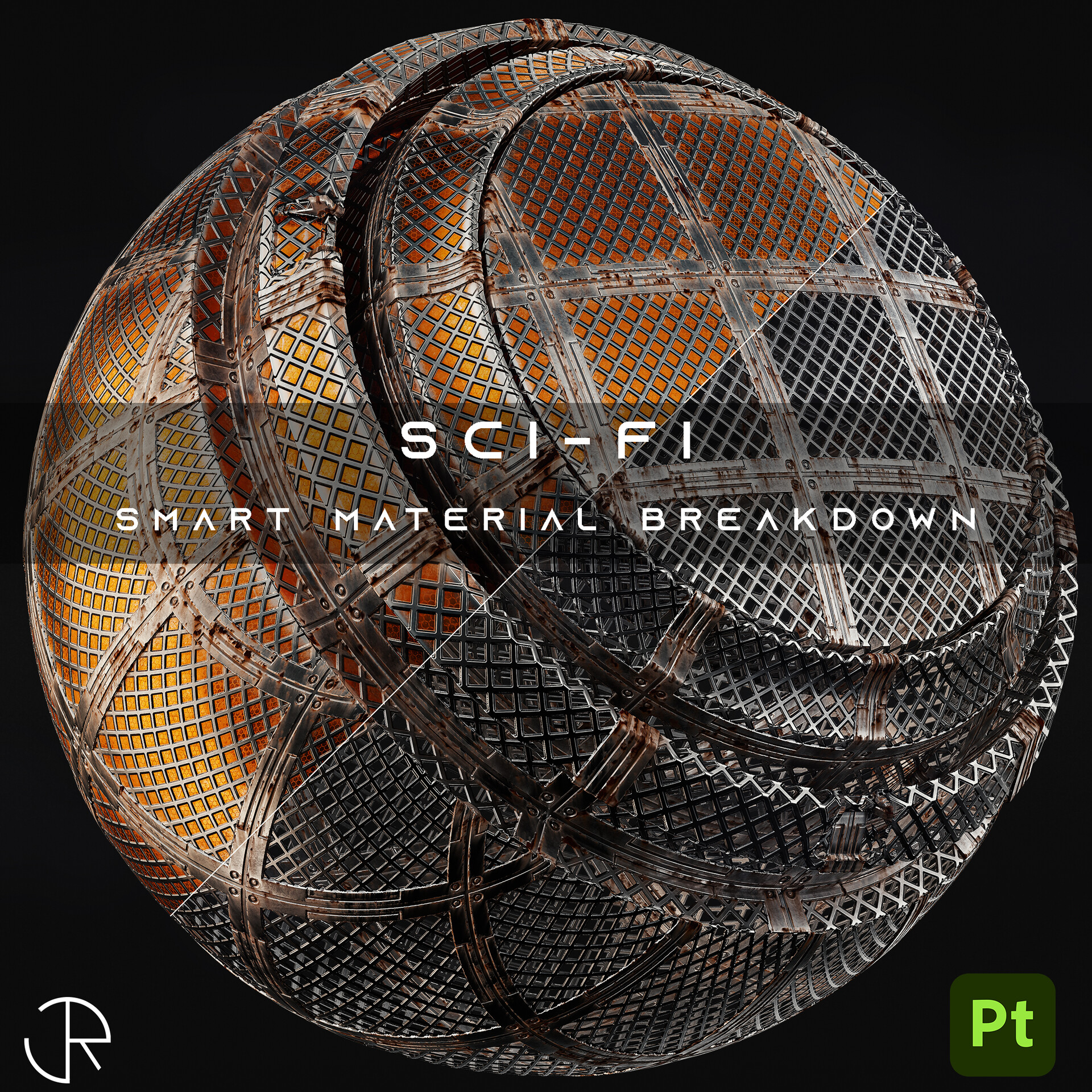 ArtStation - Substance Painter Tutorial | Sci-Fi Material Breakdown