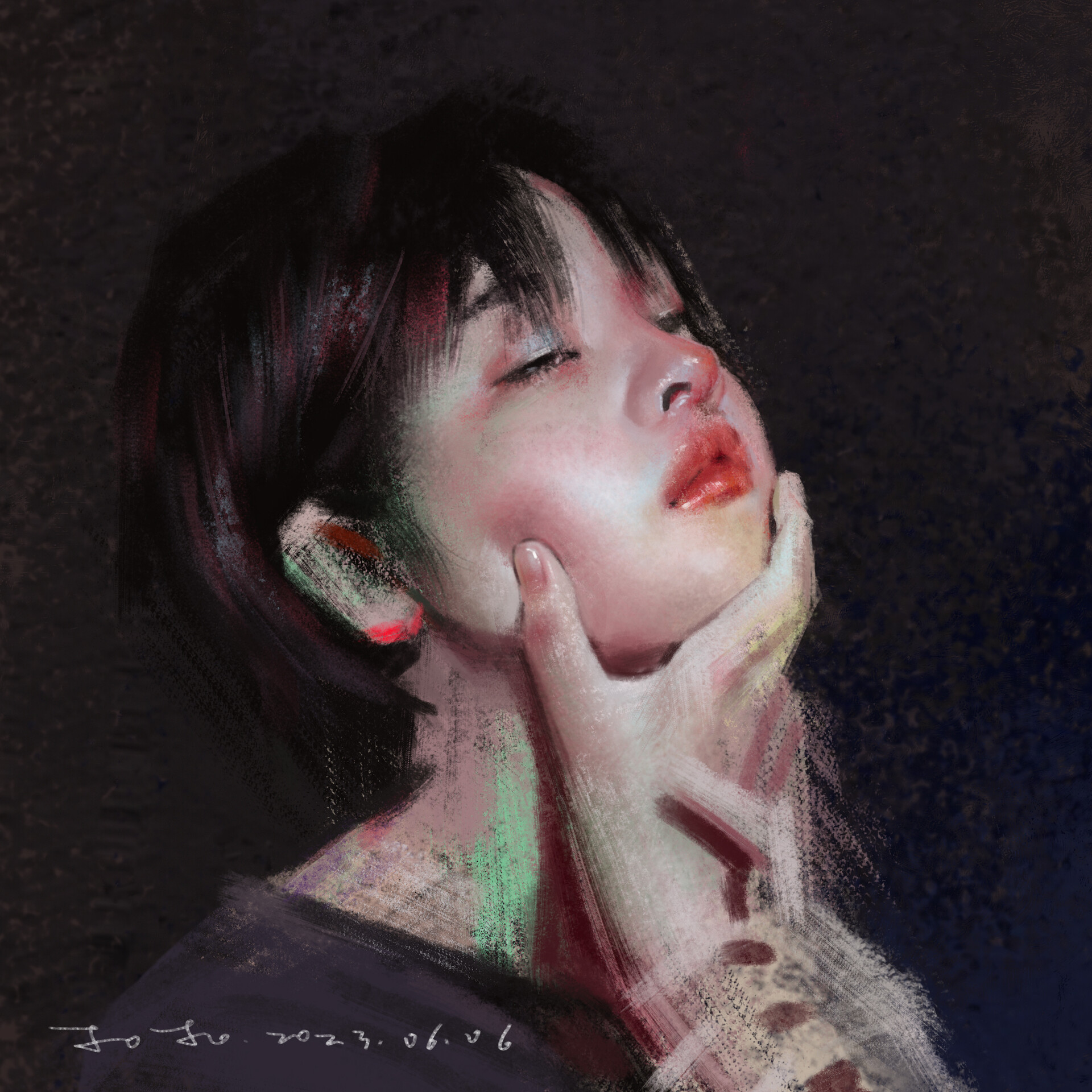 ArtStation - Quick Drawing girl