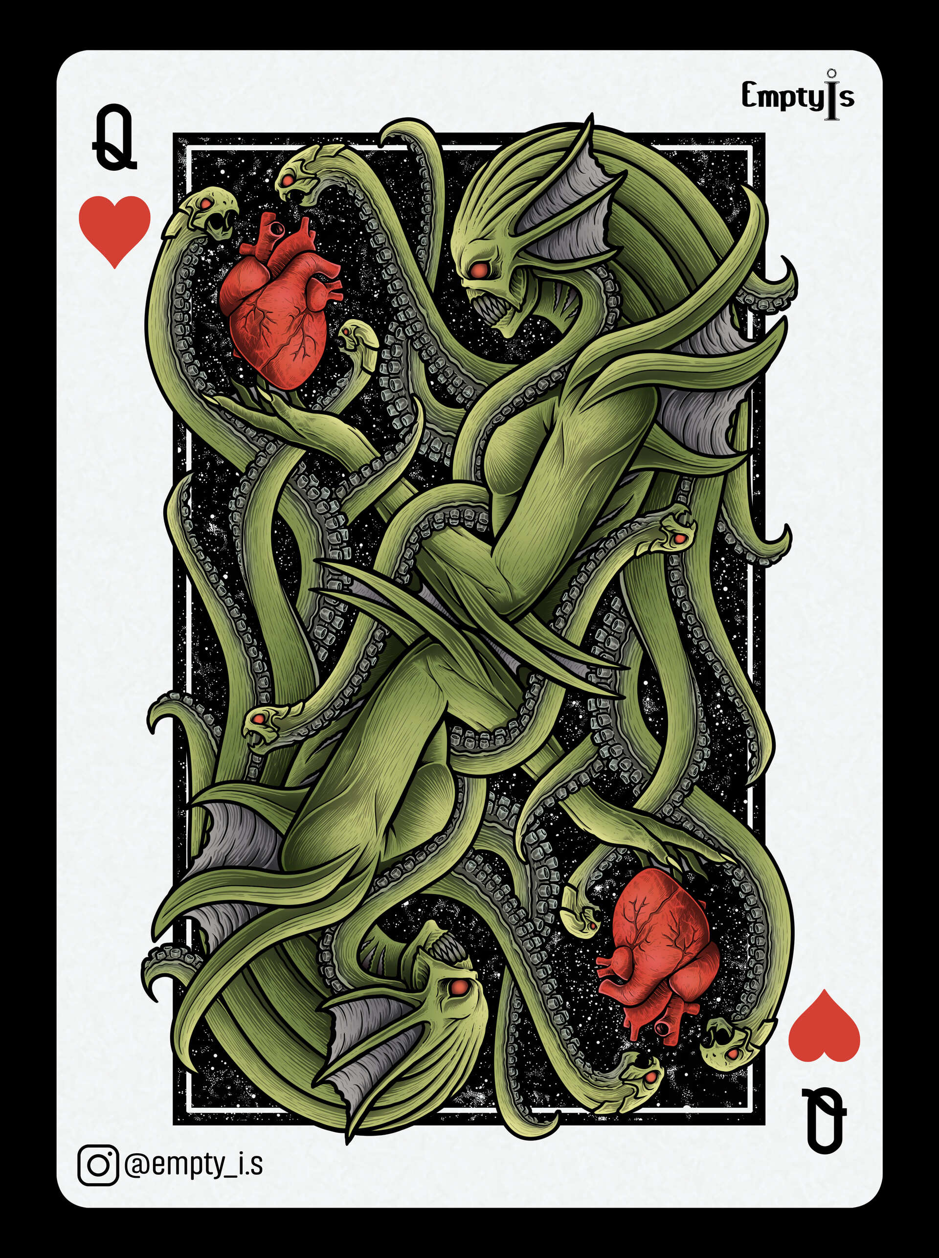 ArtStation - Mother Hydra - Queen of Hearts