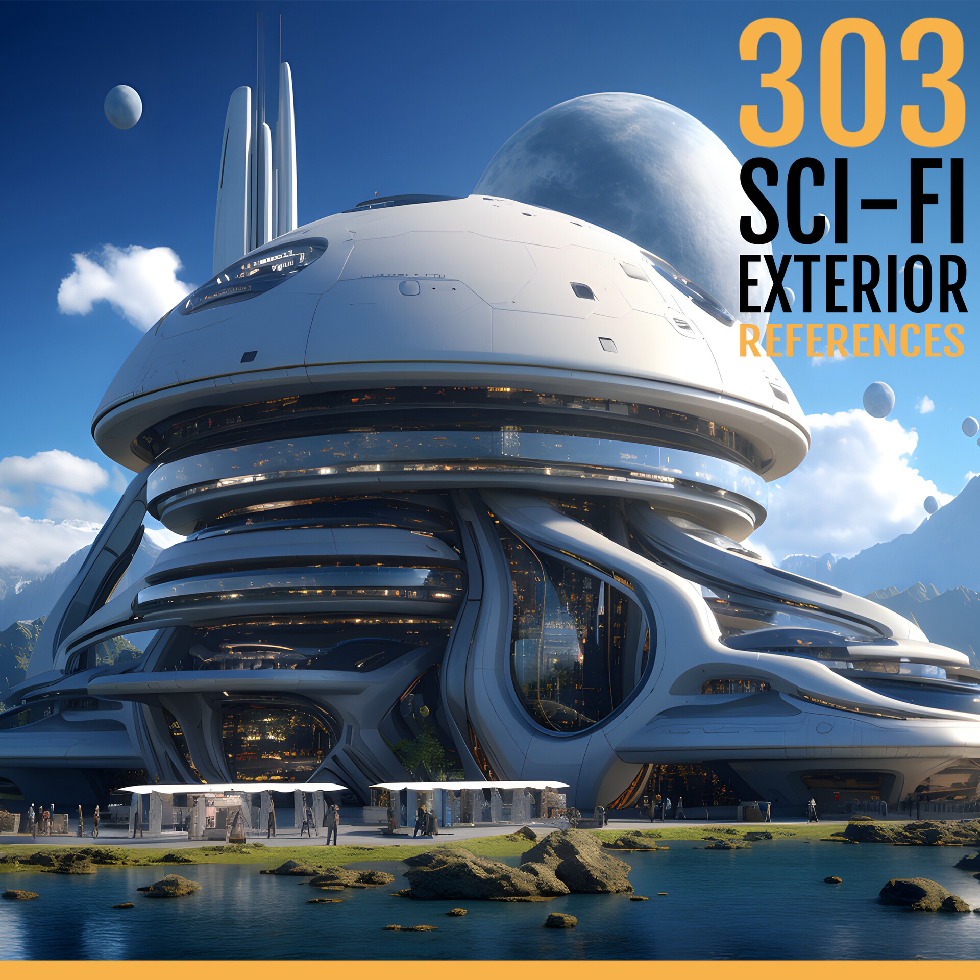 ArtStation - 303 SCI-FI Exterior Design References