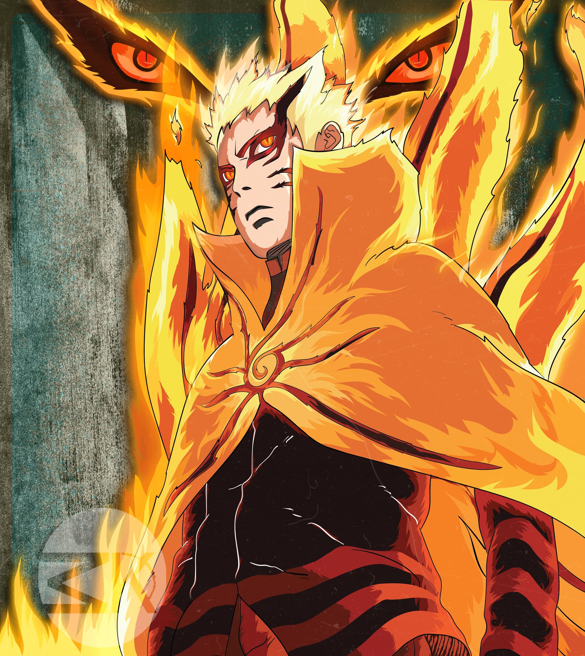 ArtStation - Naruto's baryon mode Vector