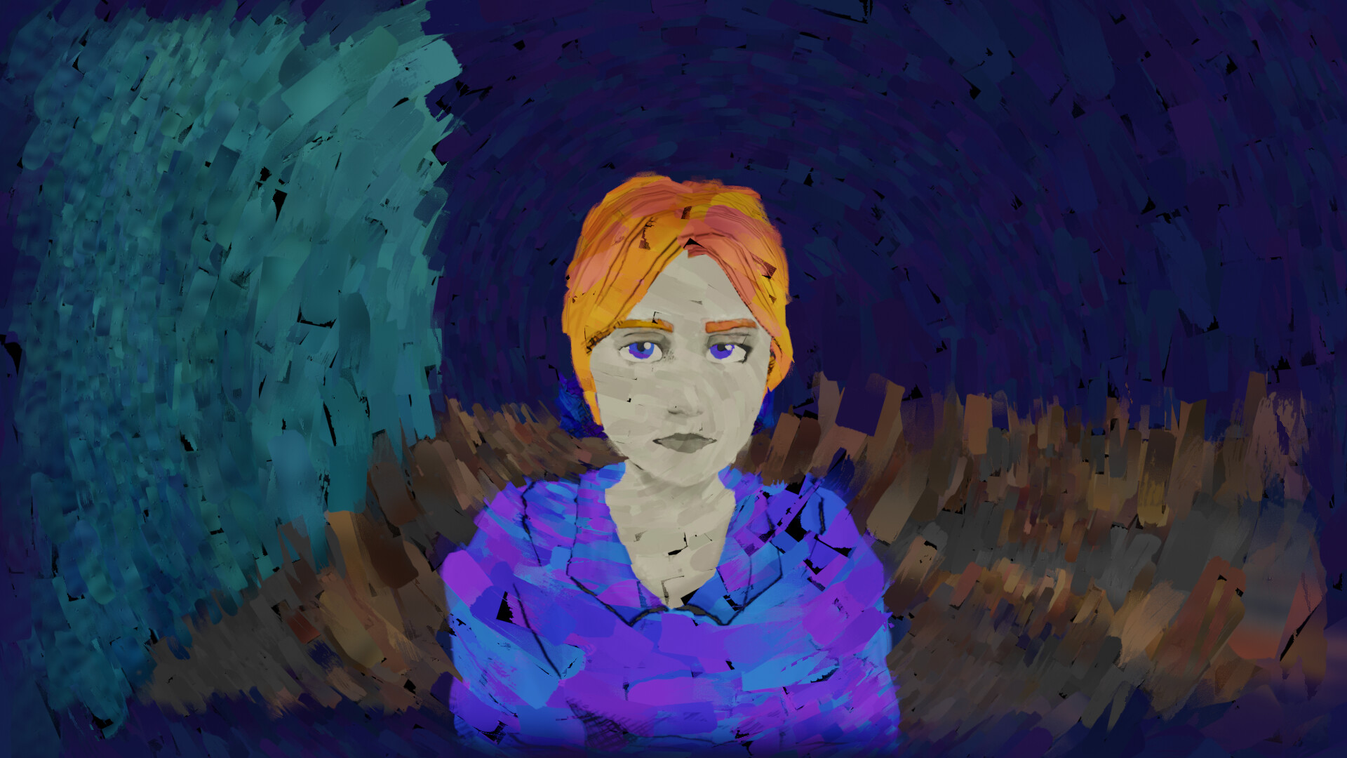 ArtStation - Blue Strokes - 2023