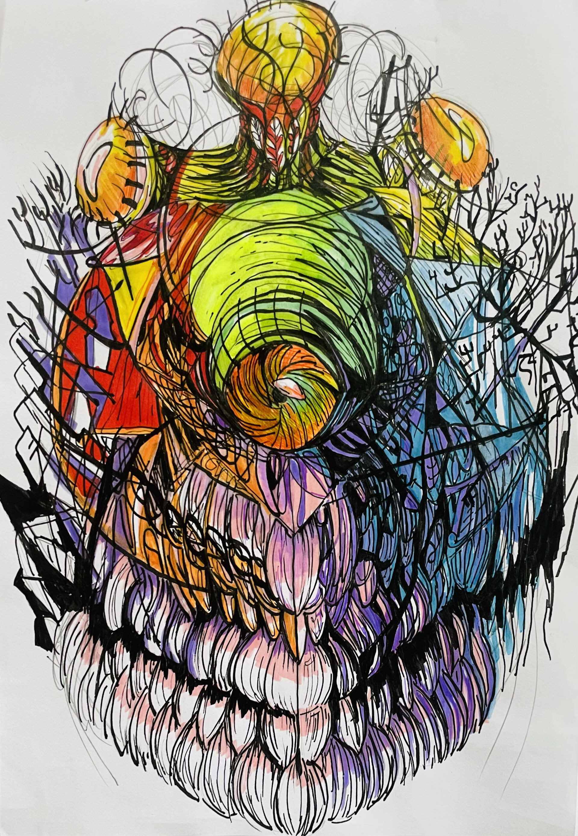 ArtStation - Abstract Dragon