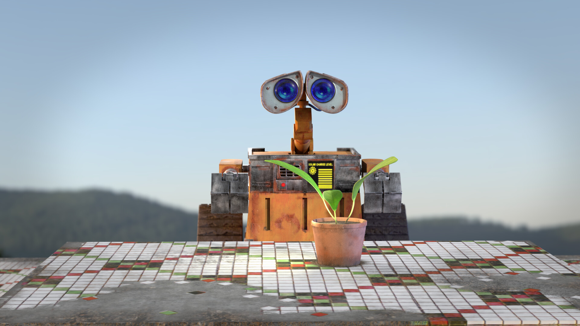 wall e plant
