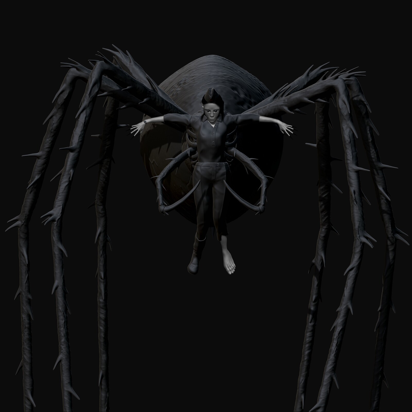 ArtStation - Black Widow - spider mutant