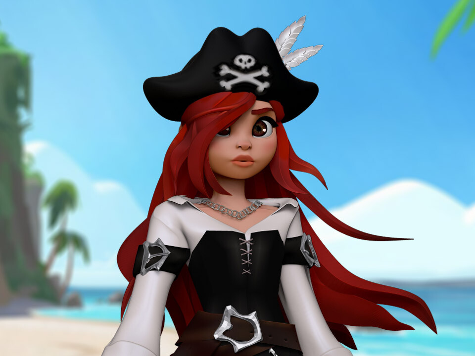 ArtStation - Pirate girl