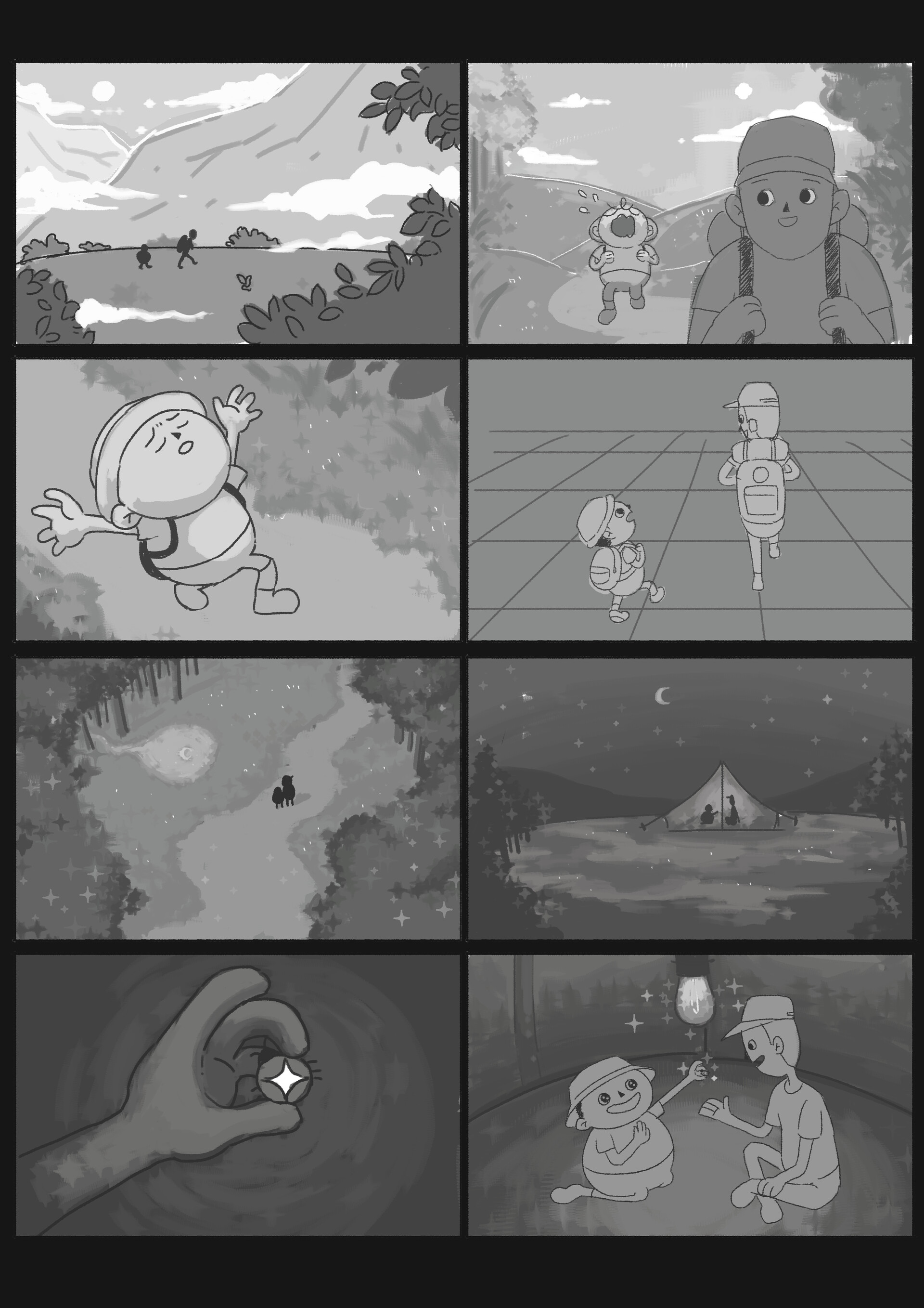 ArtStation - 2 Brothers adivanture _ Thumbnails & Character Designs