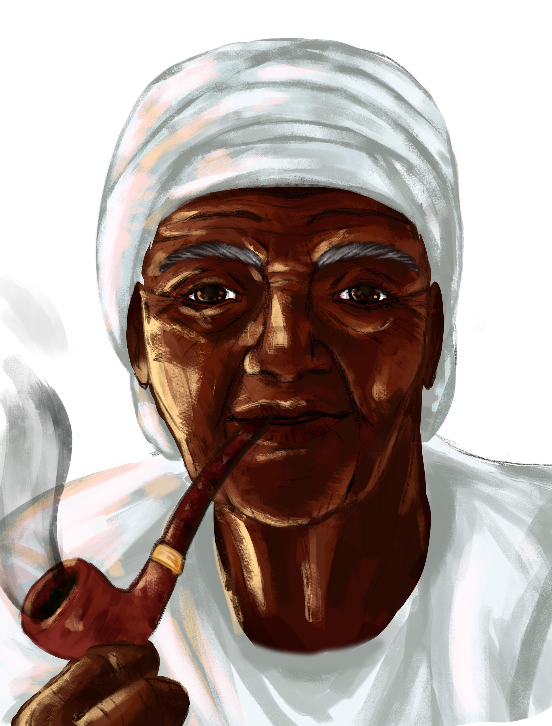 ArtStation - Preta velha - Umbanda