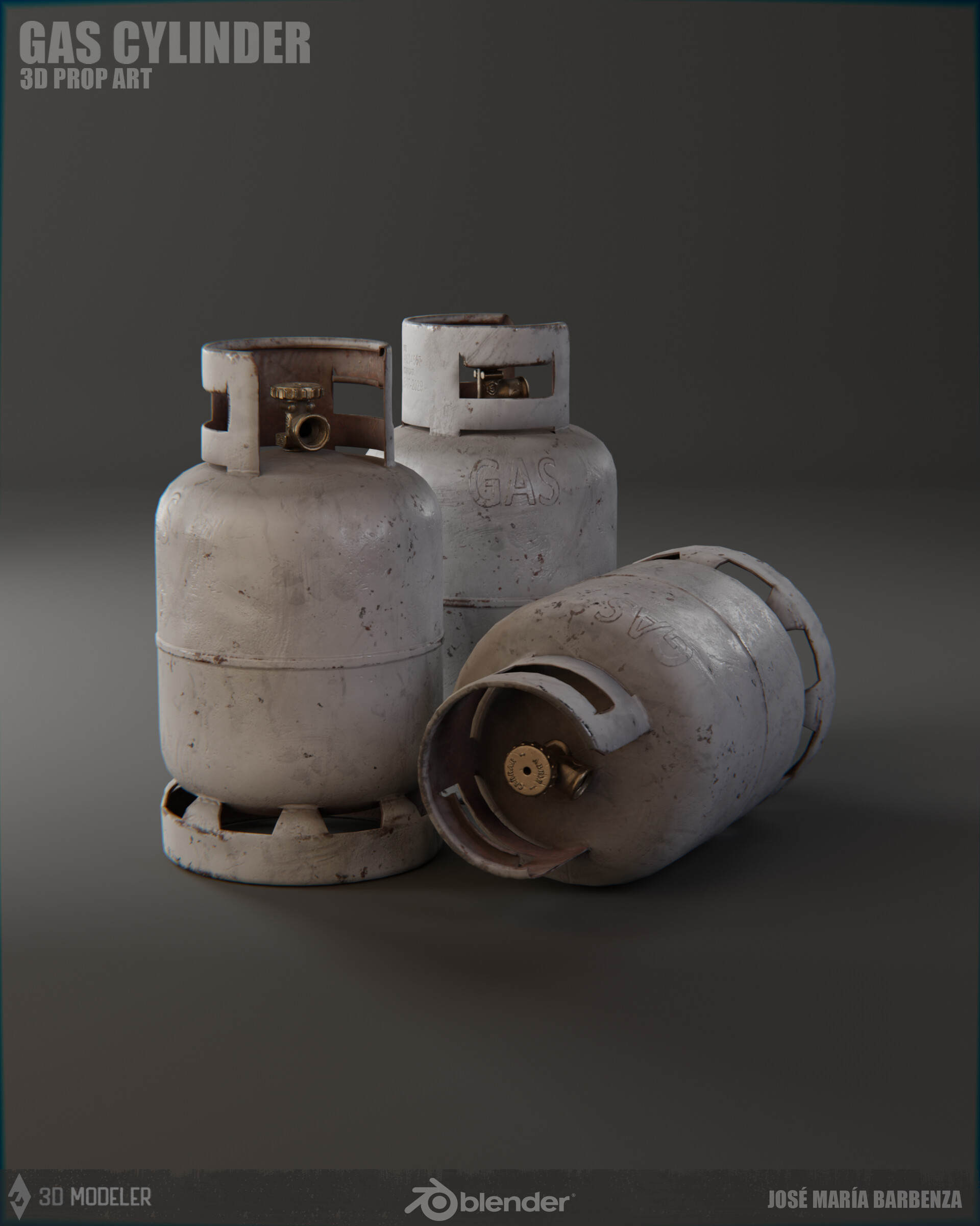ArtStation - Gas Cylinder