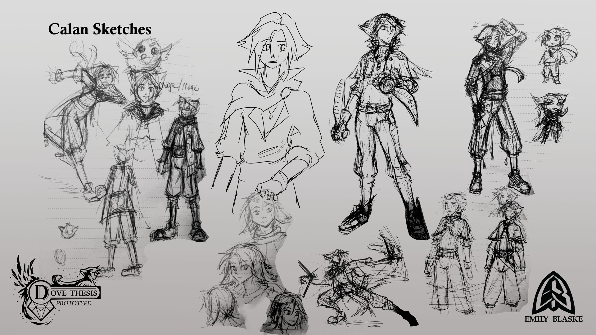 ArtStation - Dove Thesis Prototype: Calan Ideation