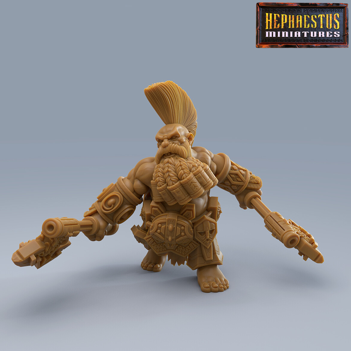 ArtStation - Dwarf Trollslayer(V2 rework) - 28/32mm