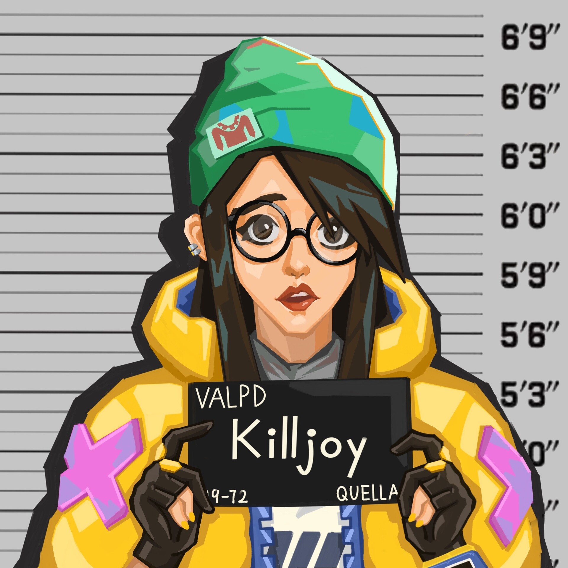 ArtStation - VALORANT Fans Art Killjoy