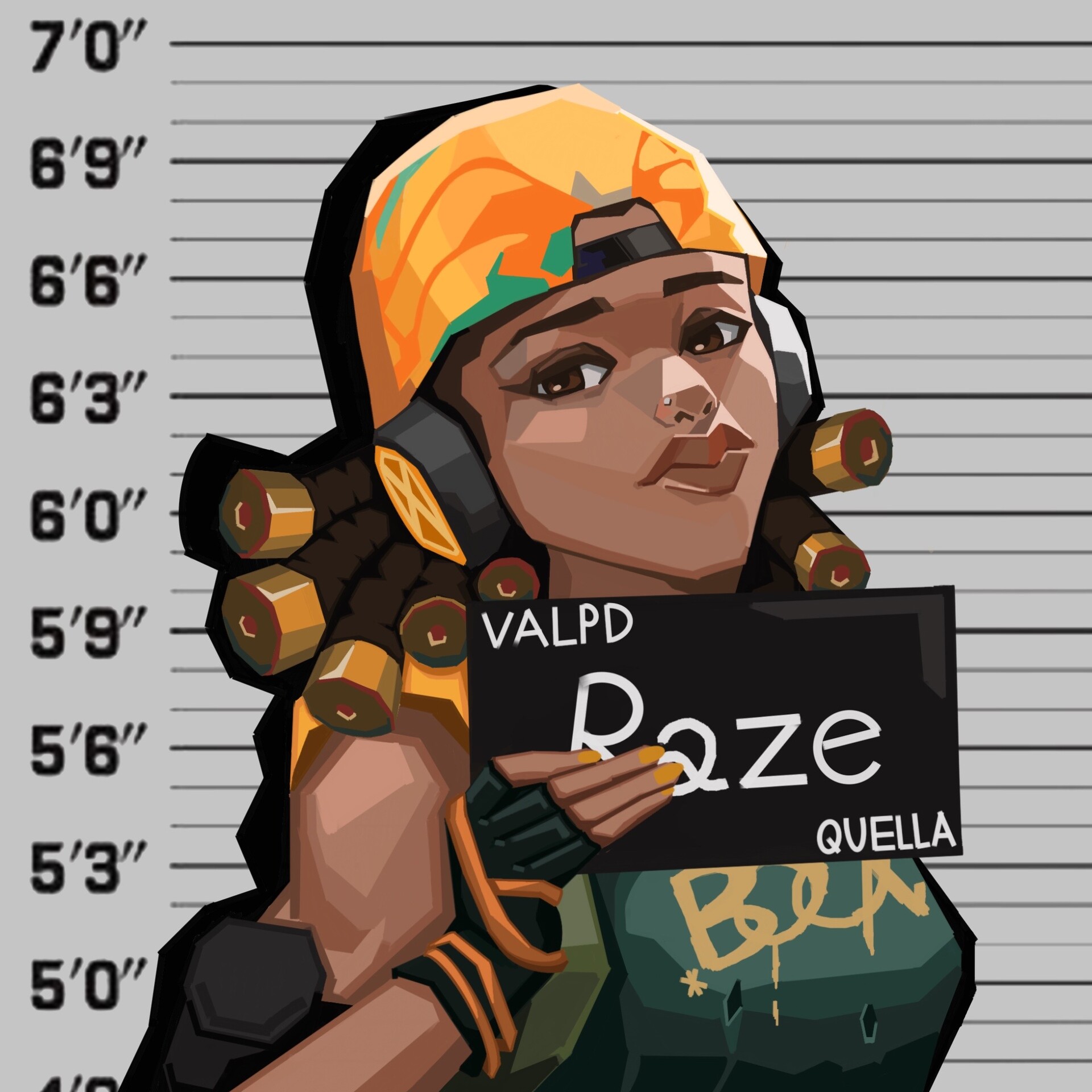 ArtStation - VALORANT Fans Art Raze