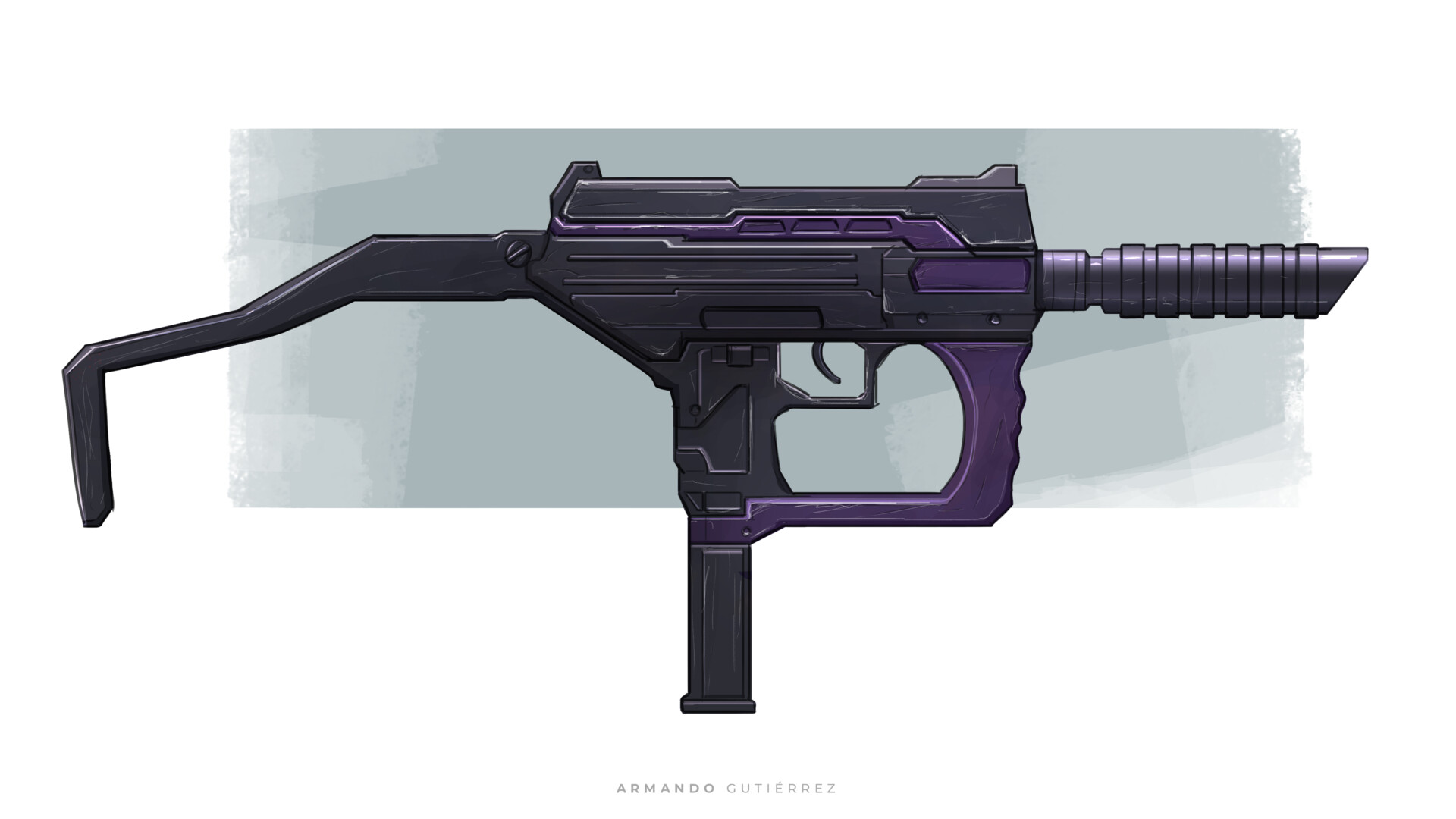 ArtStation - UZI Concept.